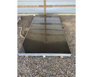 .040 Matte White/Black Siding (Double Sided) Aluminum 4'x8' Sheet ...