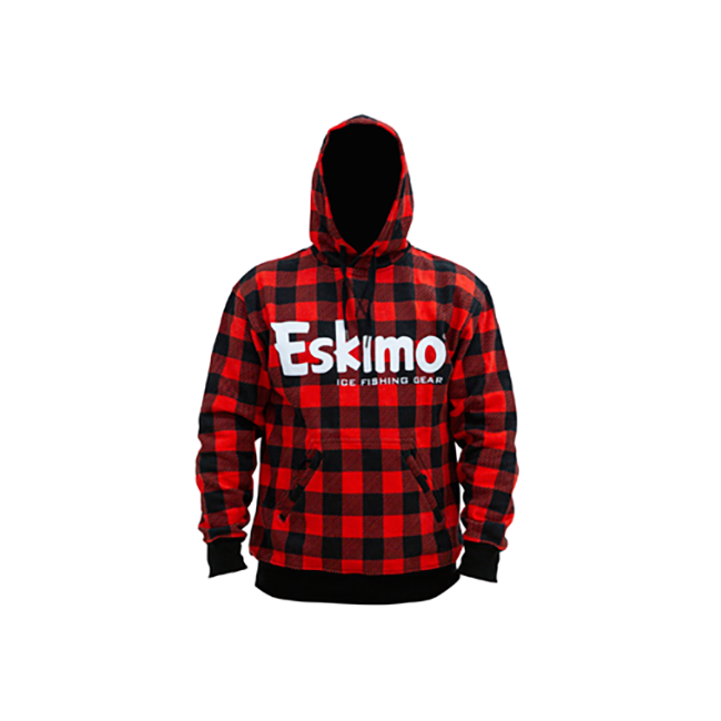 Eskimo Plaid Cotton Hoodie - Pleasure Land RV Wholesale Outdoor ...