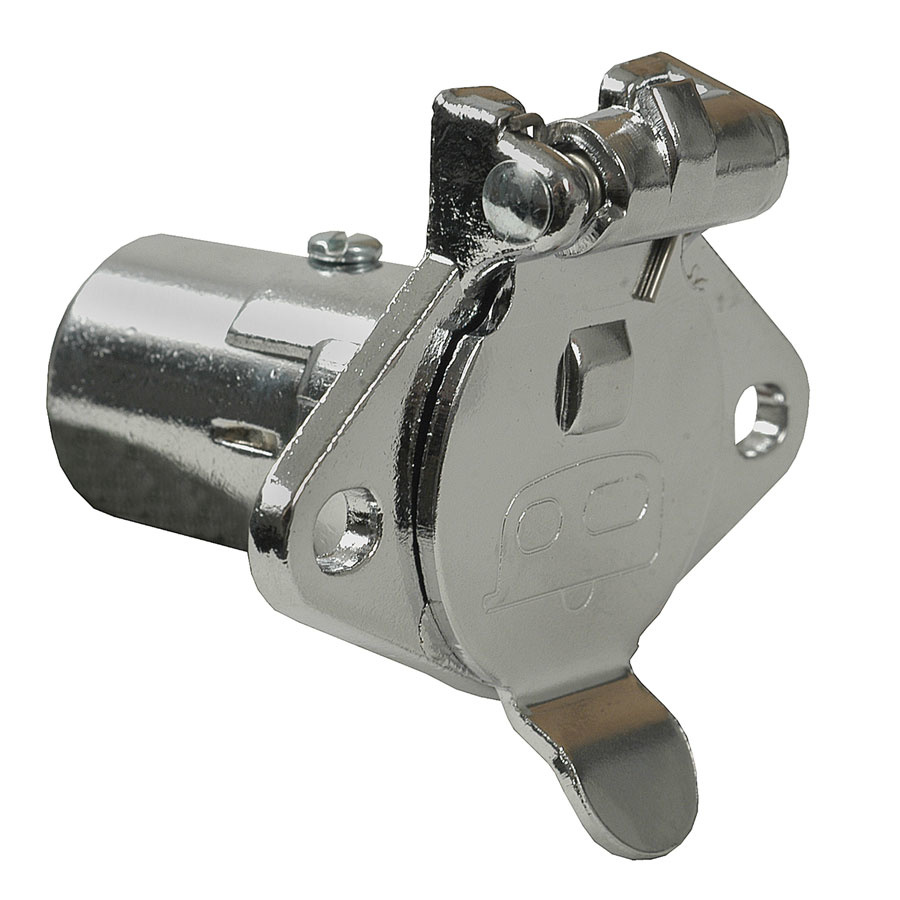 4-Way Socket Chrome Plated - PleasureLand RV Wholesale