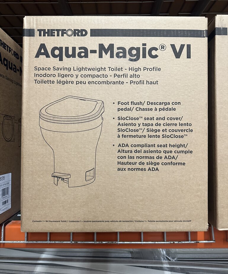 Thetford Aqua-Magic VI RV Toilet - 31835 - Pleasure Land RV Surplus Store