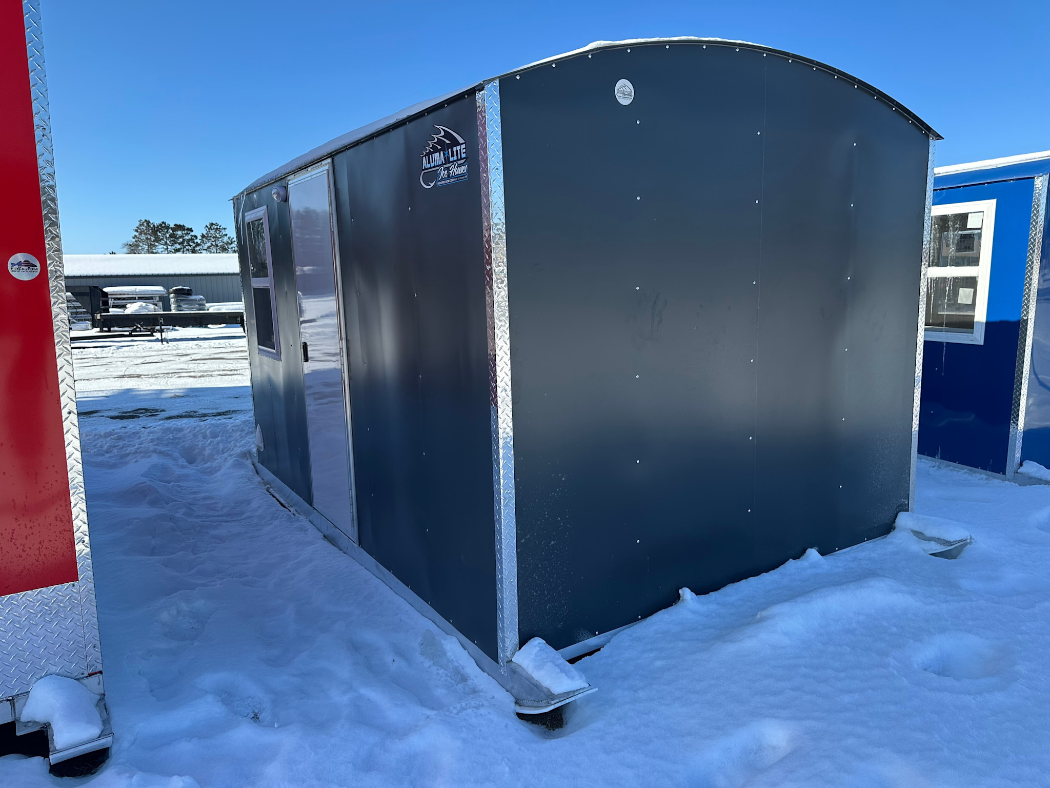 8x12 Aluma Lite Skid House Charcoal - PleasureLand RV Wholesale