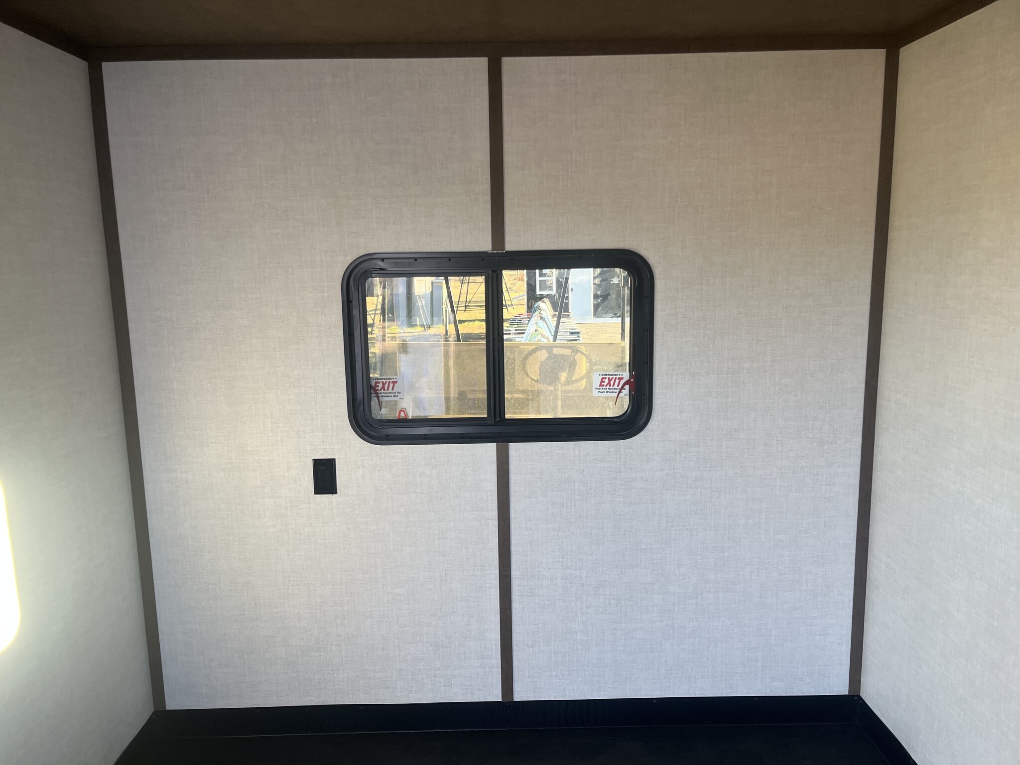 17' Drop Down Ice House w/ Toy Hauler Deck - Charcoal Gray ...