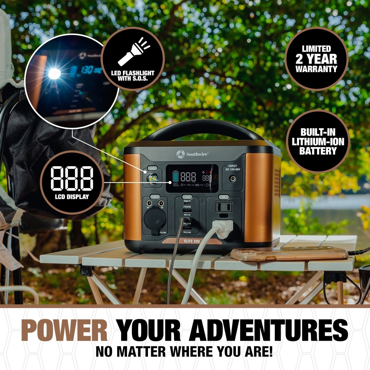 Southwire 53250 Elite 200 Portable Power Station - PleasureLand RV ...