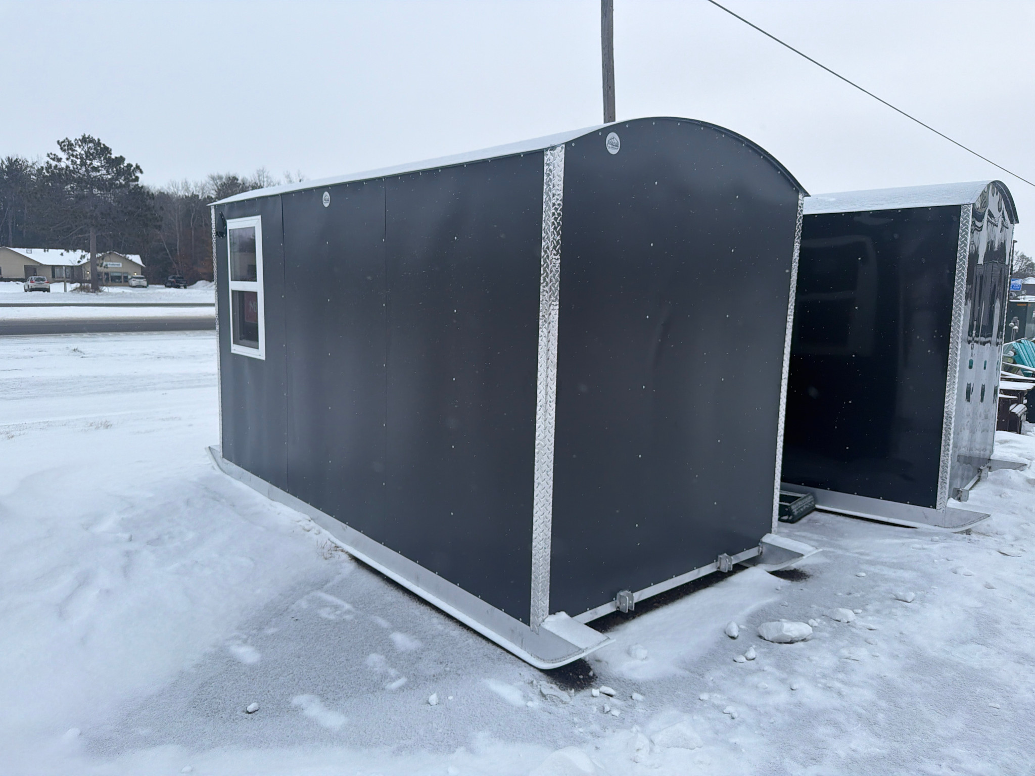 6X12 Aluma Lite Skid House Charcoal - PleasureLand RV Wholesale