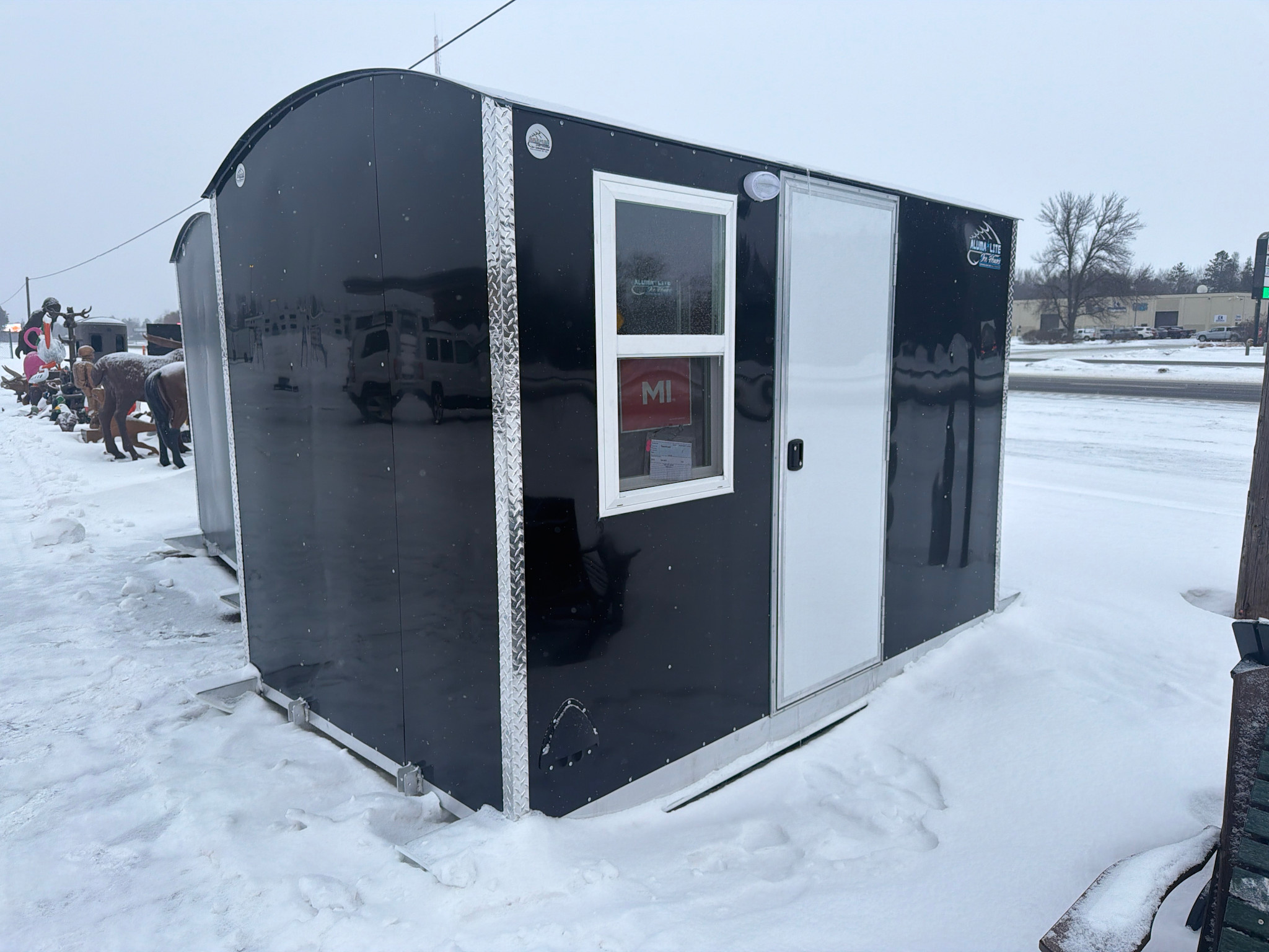 6X10 Aluma Lite Skid House Black - PleasureLand RV Wholesale