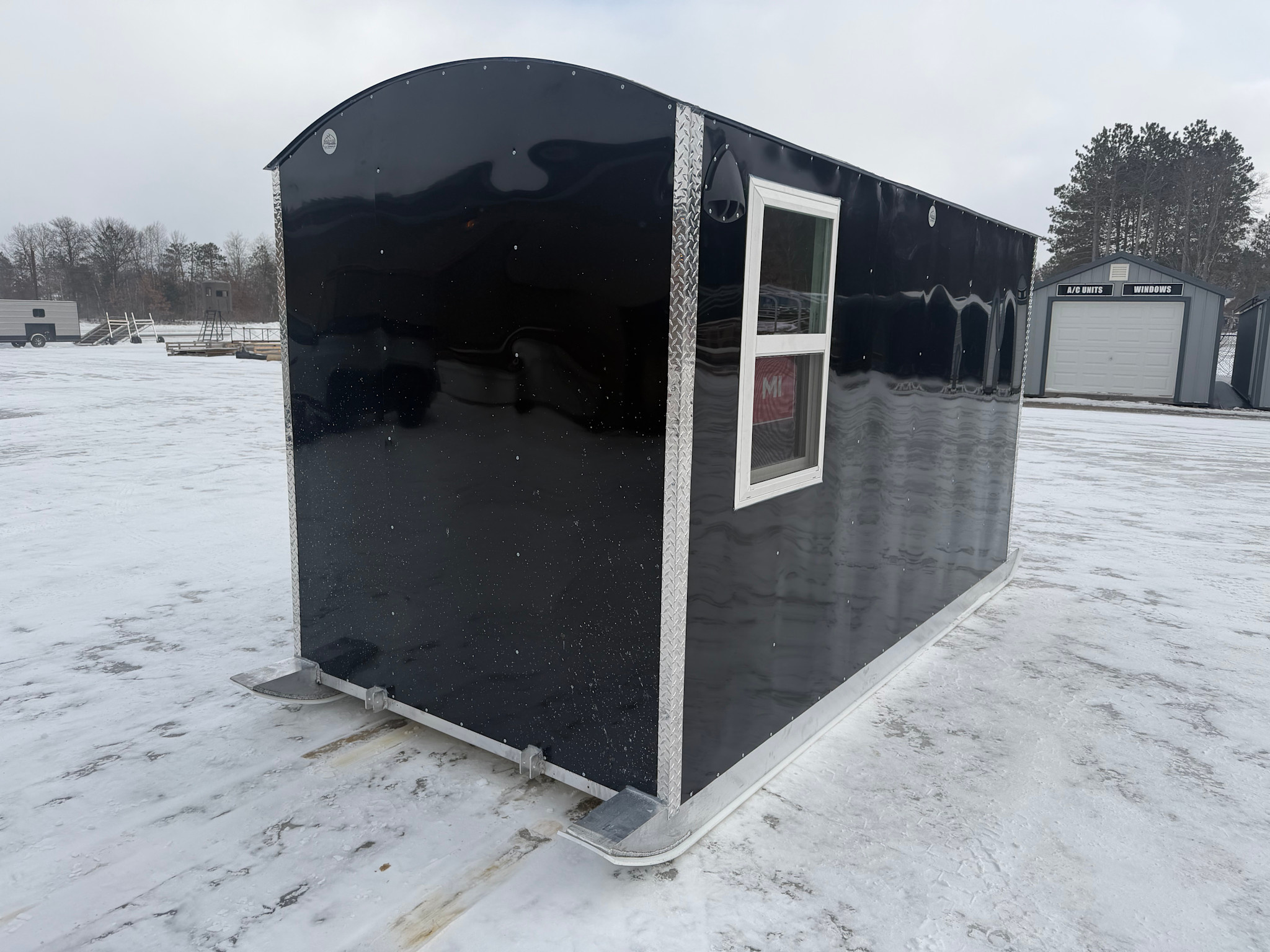 6X12 Aluma Lite Skid House Black - PleasureLand RV Wholesale