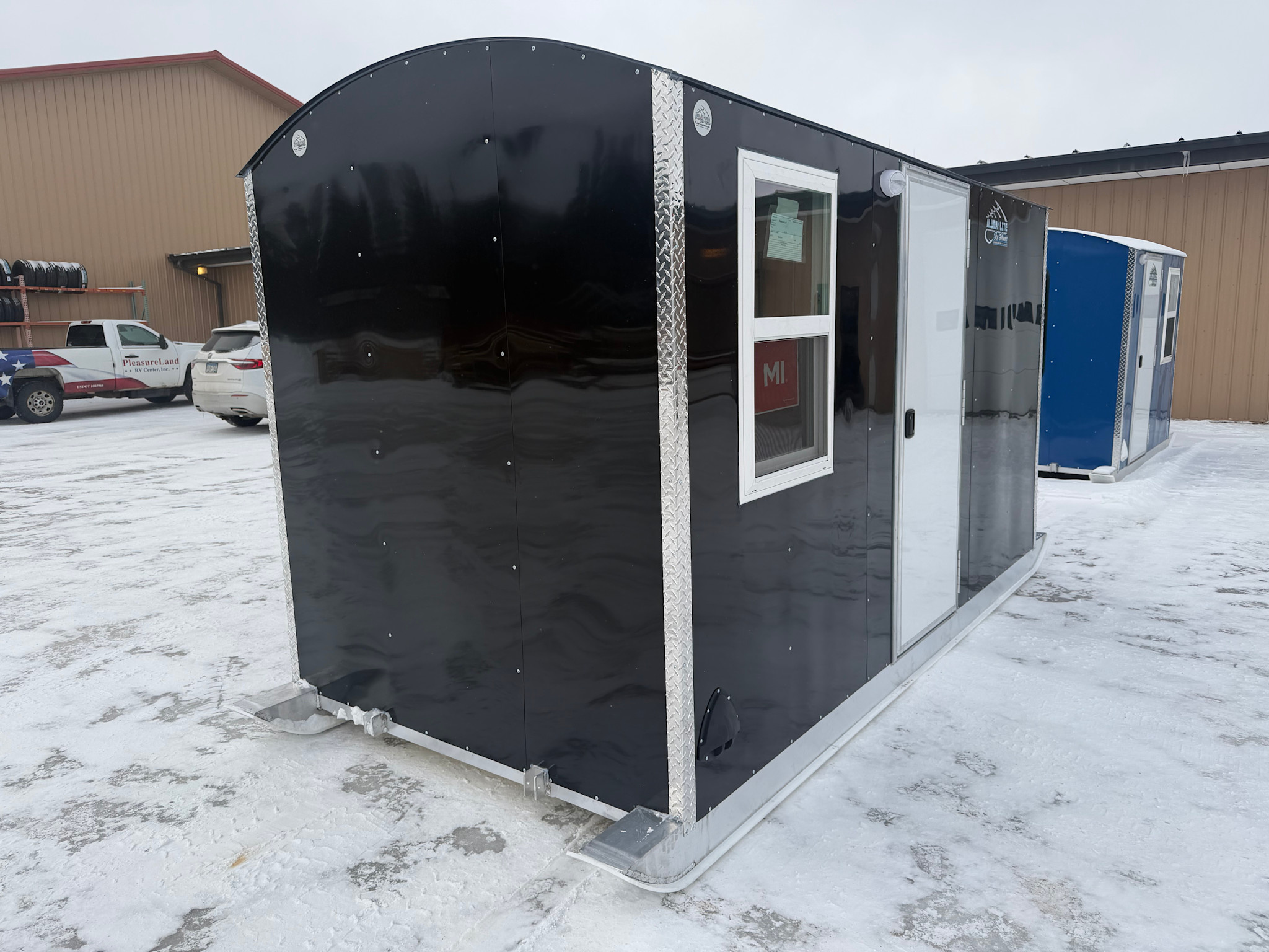 6X12 Aluma Lite Skid House Black - PleasureLand RV Wholesale