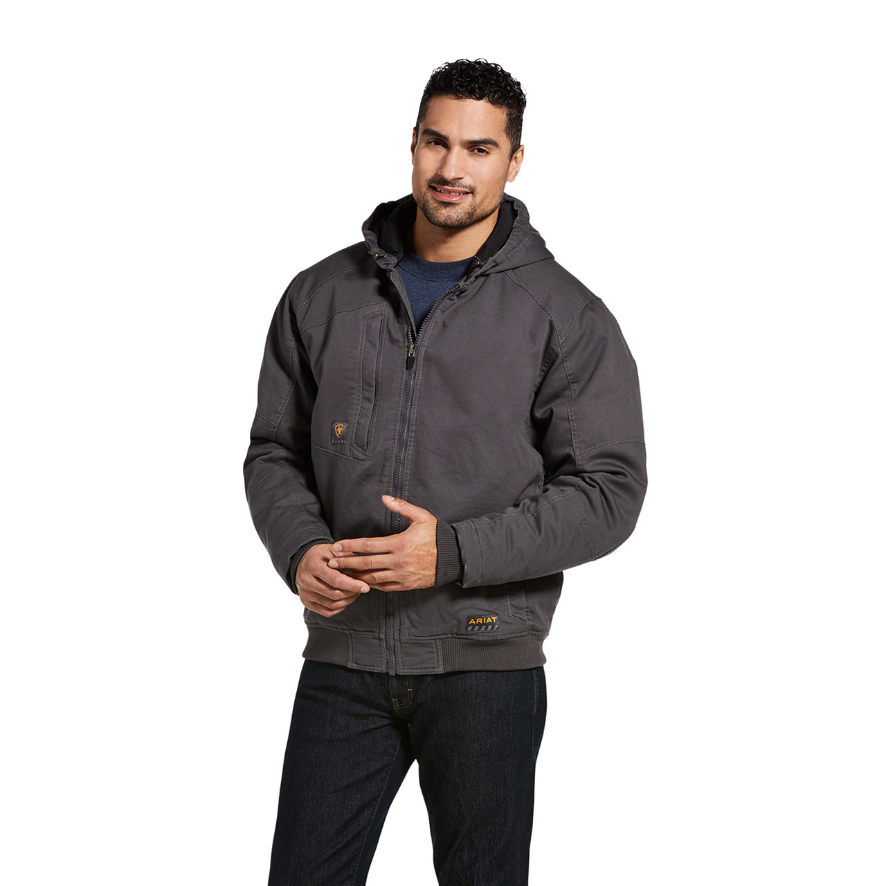 Men's Ariat Rebar Washed DuraCanvas Insulated Jacket 10032995 - Chester ...