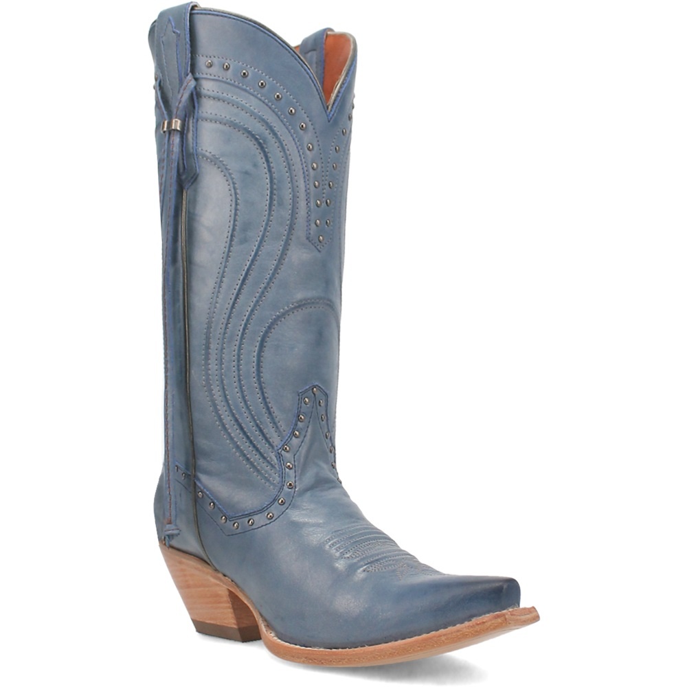 Woman's Dan Post DP4277 Donnah Blue Snip Toe - Chester Boot Shop