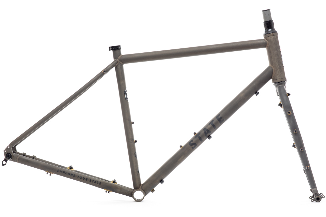 State, Frame, 4130 All-Road, UDH, Raw Phosphate (Raw Steel) - Velo ...