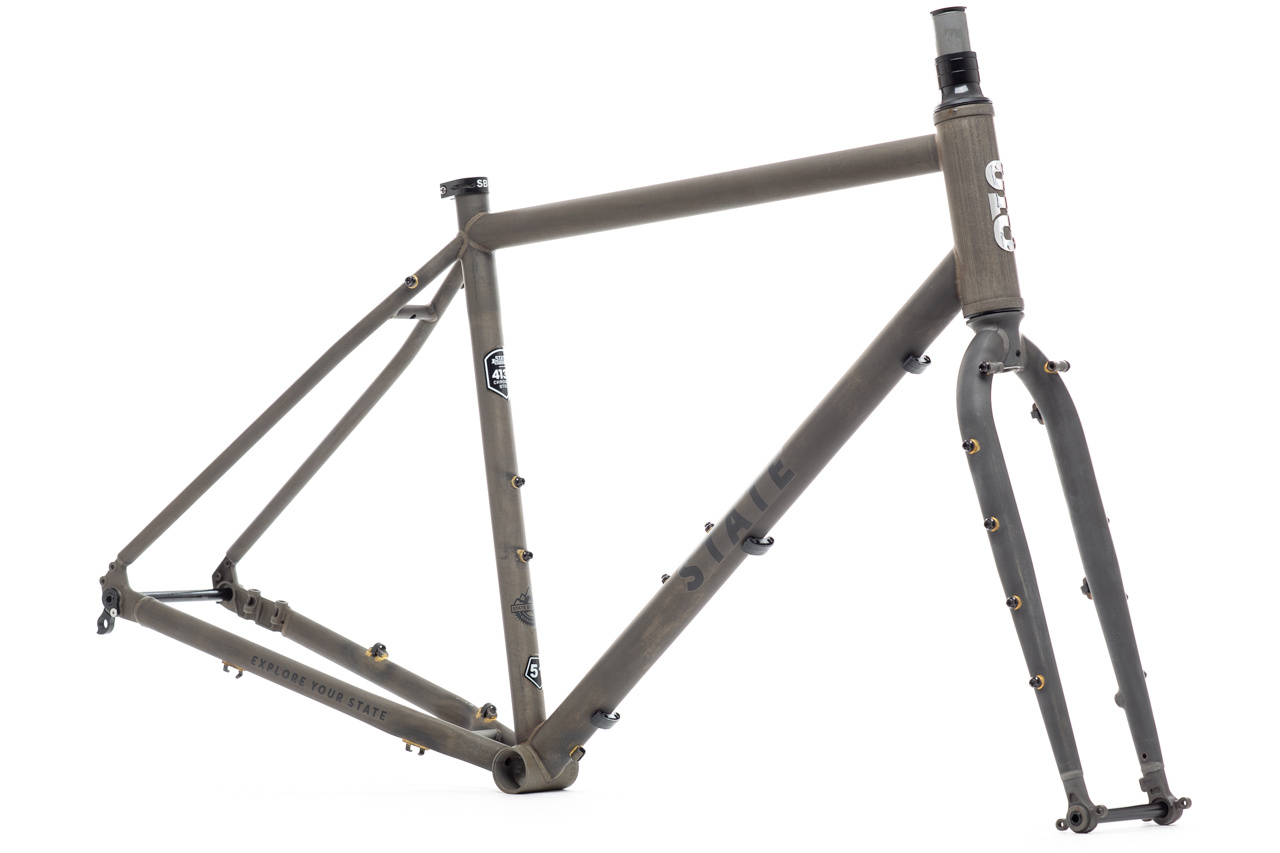 State, Frame, 4130 All-Road, UDH, Raw Phosphate (Raw Steel) - Velo ...