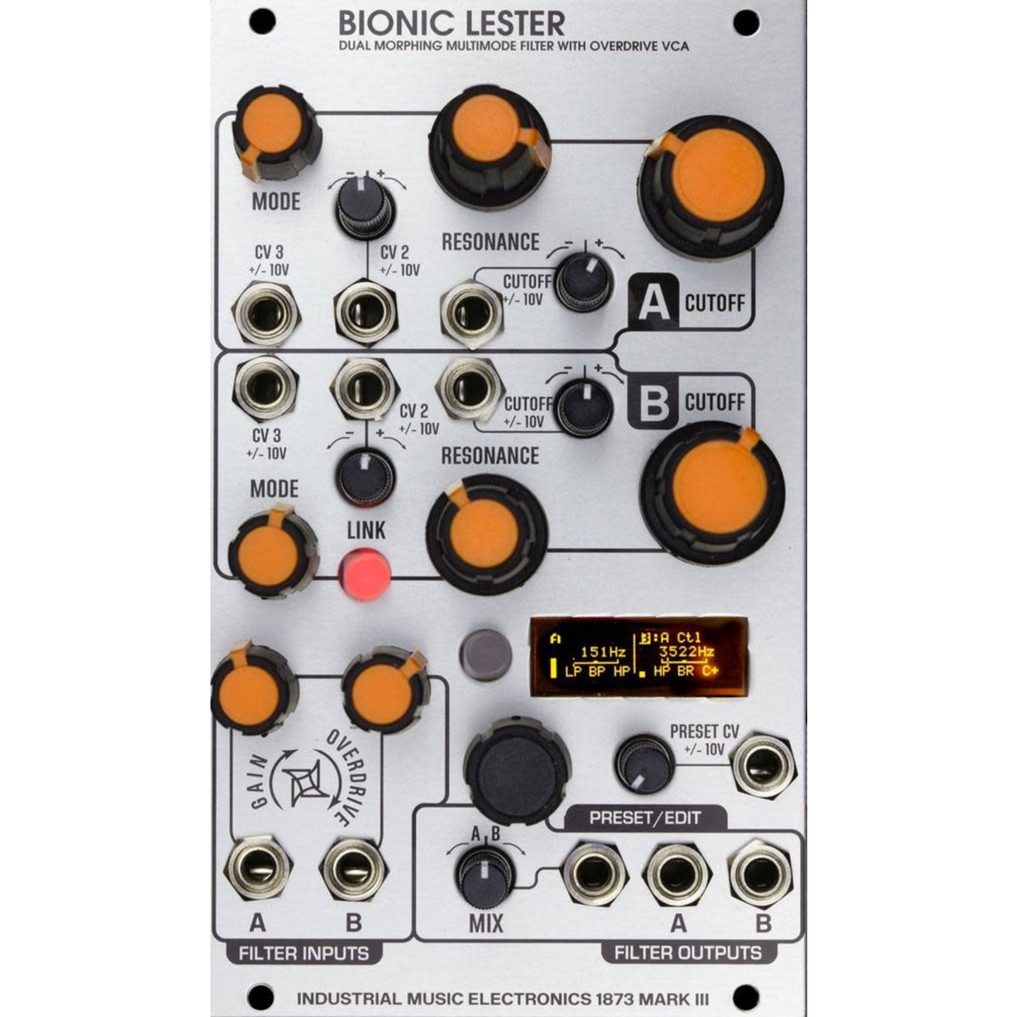 Industrial Music Electronics Bionic Lester mkIII - Control Voltage