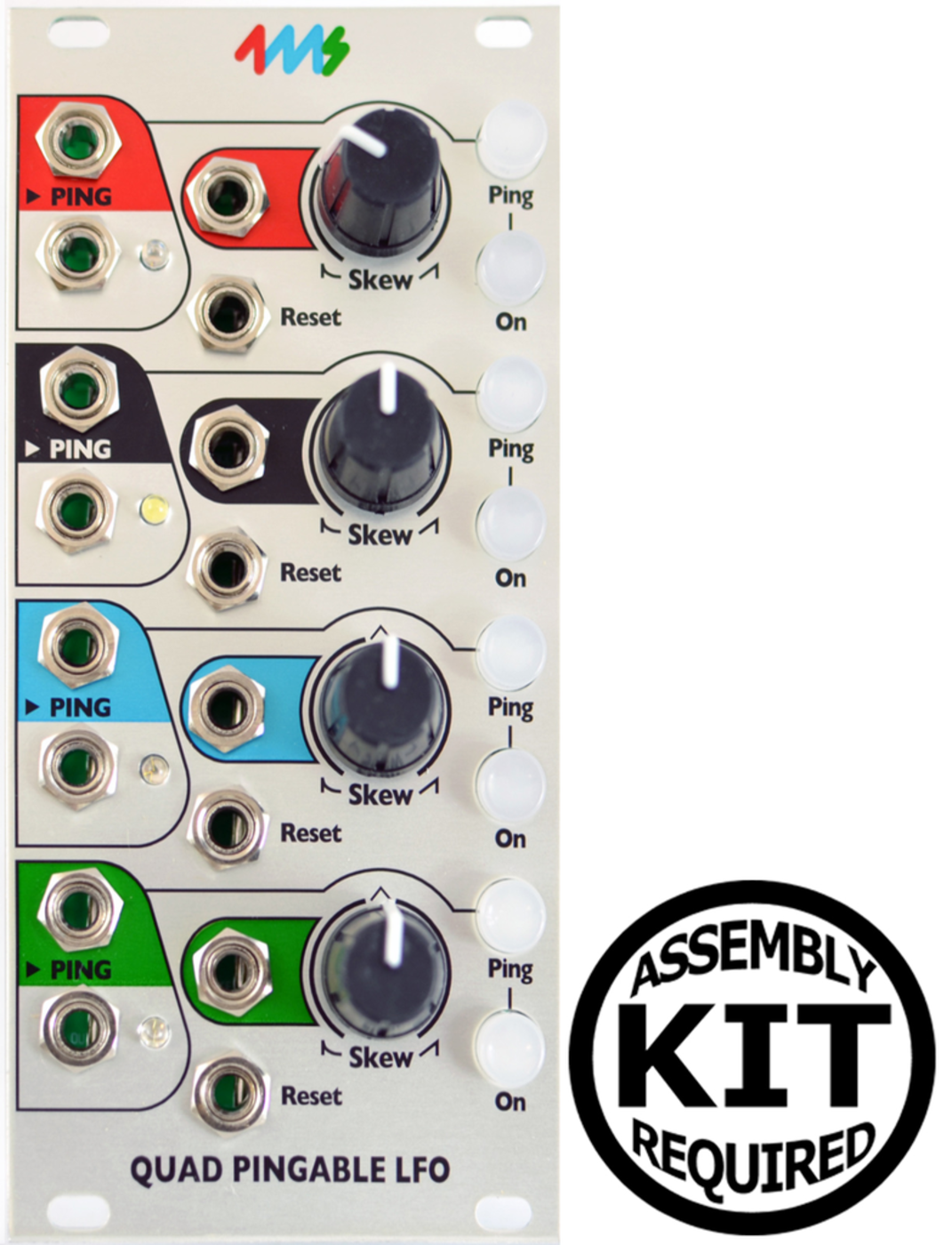 4ms QPLFO (Quad Pingable LFO), Kit - Control Voltage
