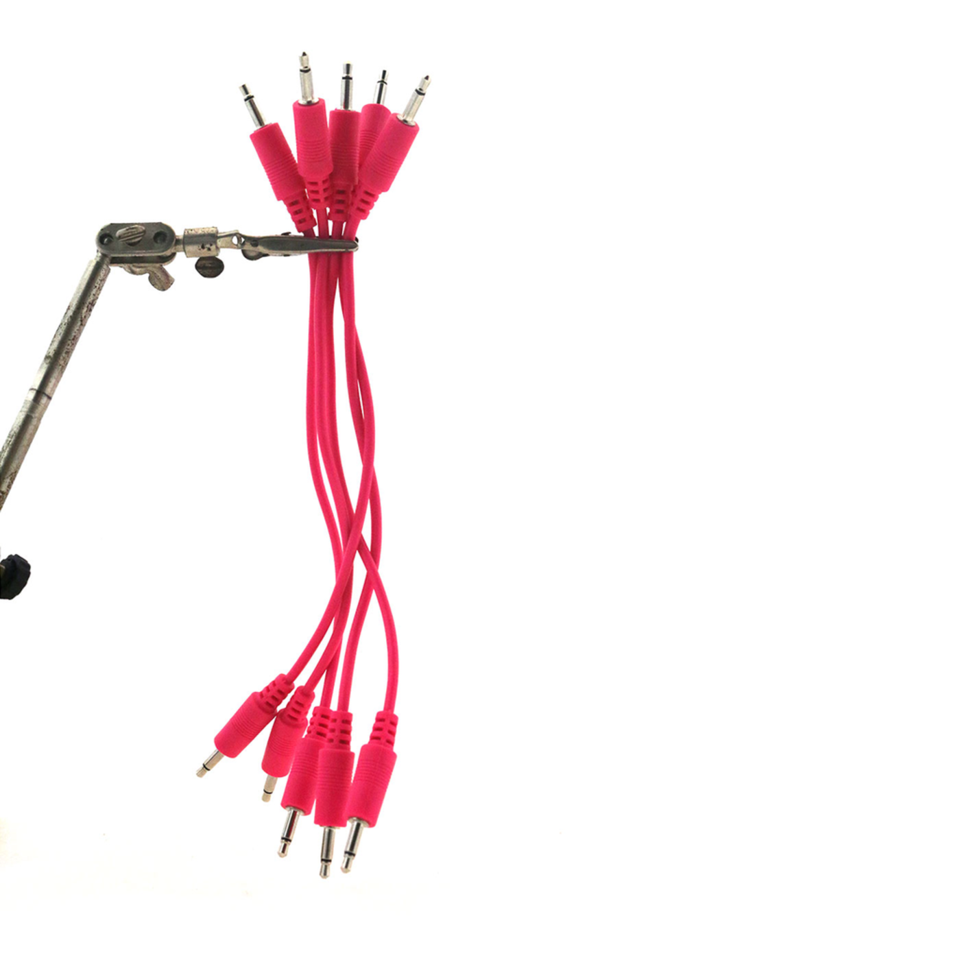 Make Noise 6" Hot Pink 3.5mm Patch Cables 5pk - Control Voltage