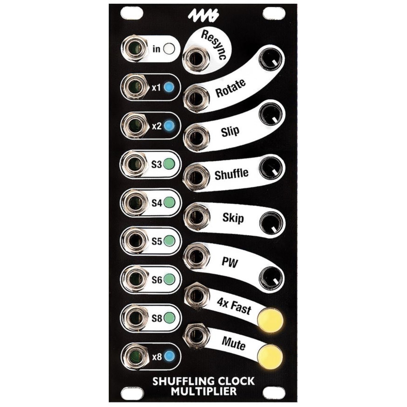 4ms SCM + (Shuffling Clock Multiplier Plus) - Control Voltage
