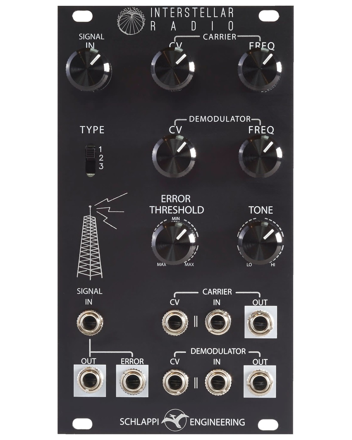 Schlappi Engineering Intersteller Radio, Black - Control Voltage