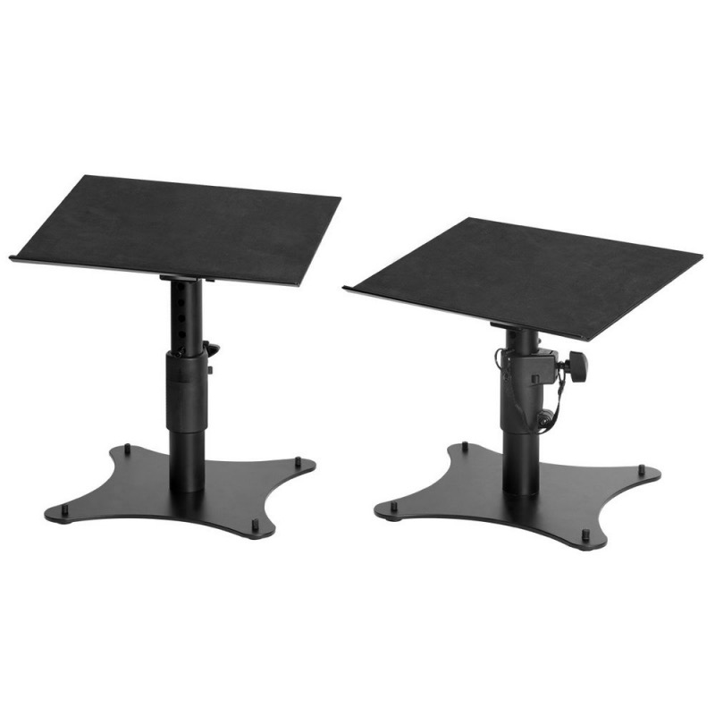 On-Stage Stands Desktop Monitor Stands (Pair) - Control Voltage
