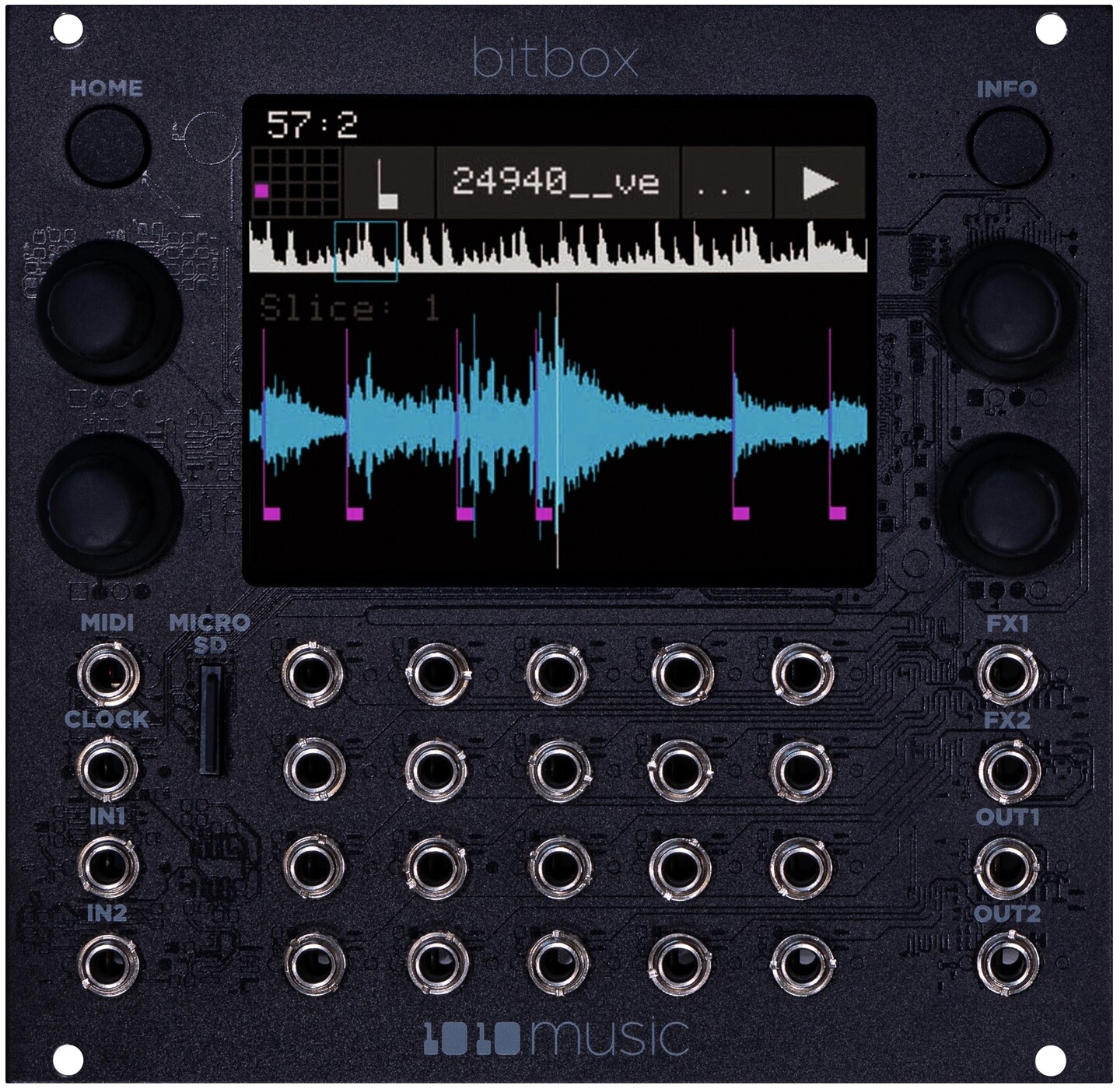 1010 Music Bitbox MK2, BLACK - Control Voltage