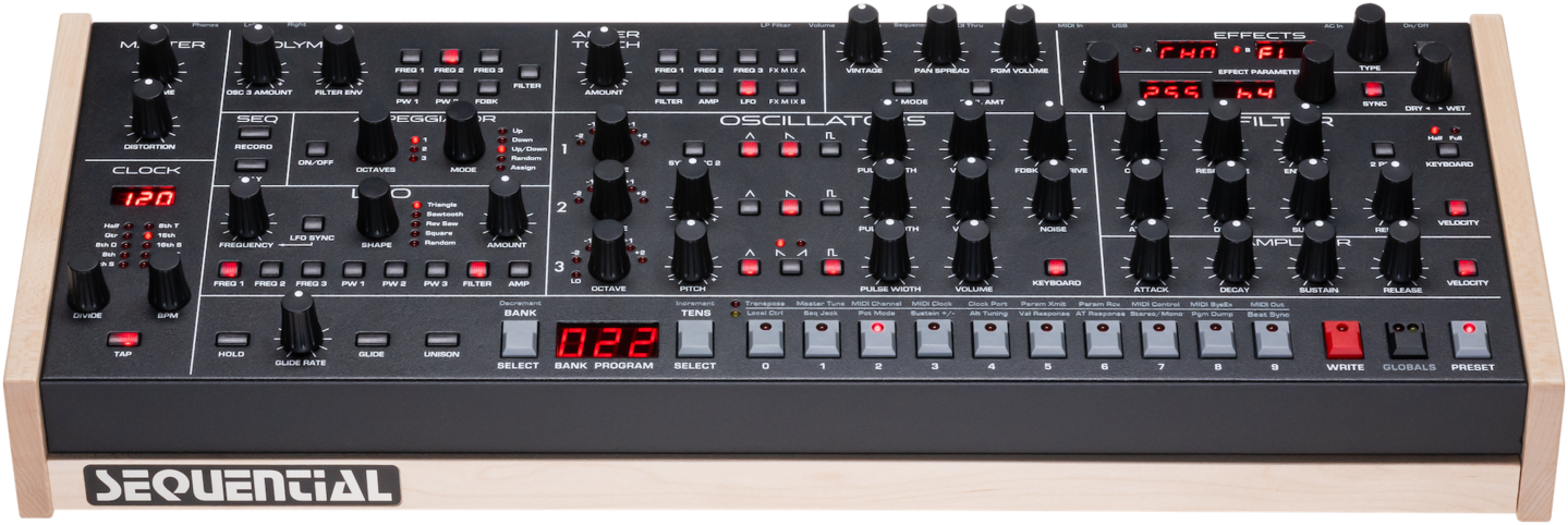 Sequential Trigon-6 Desktop - Control Voltage