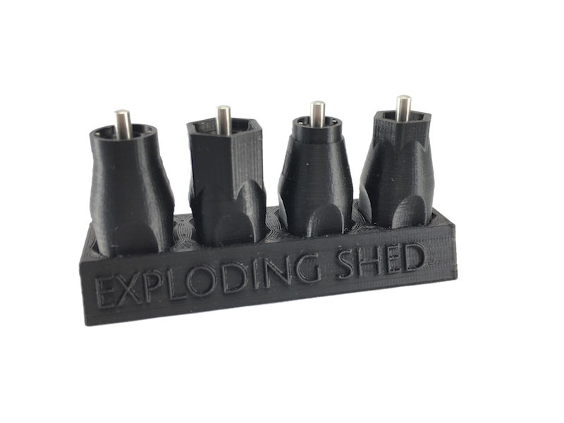 Exploding Shed 4x Nut Tool Set - Control Voltage
