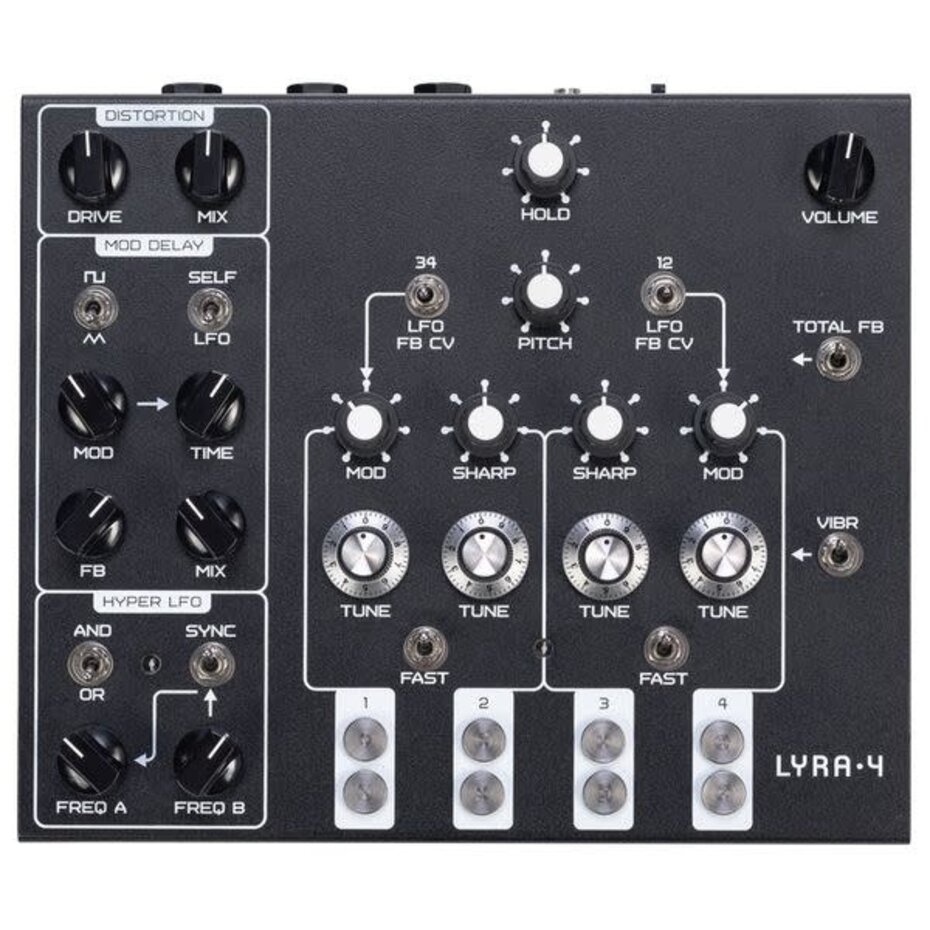 SOMA Laboratory Lyra-4, Black - Control Voltage