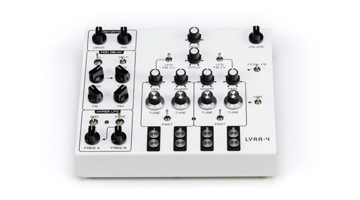 SOMA Laboratory Lyra-4, White - Control Voltage