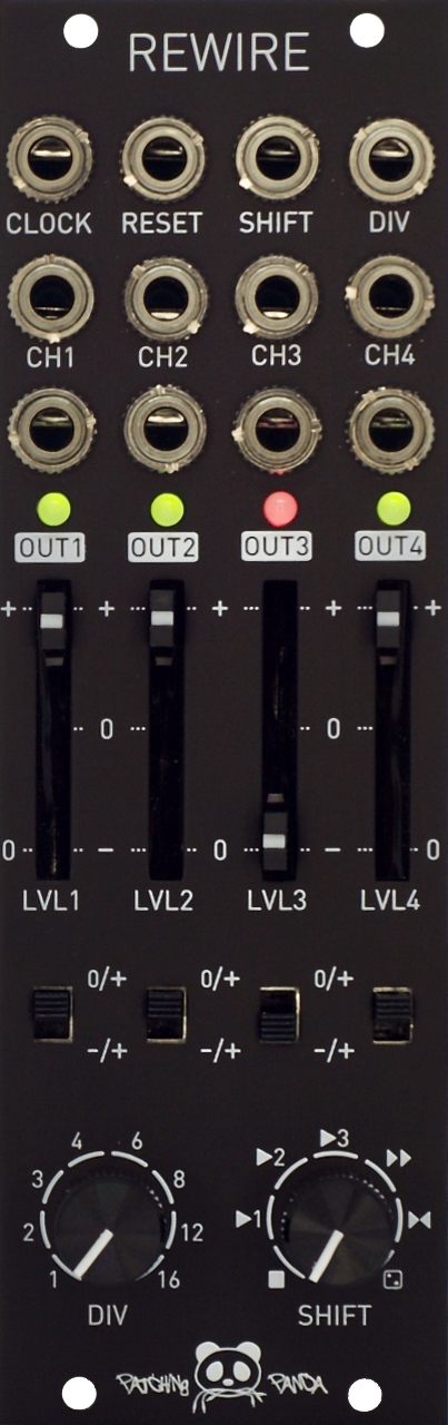 Patching Panda Rewire - Control Voltage