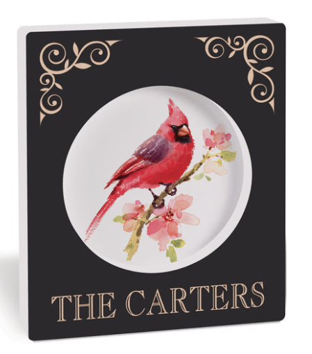 Cardinal Sign Includes Laser Engraving - Monograms Plus Cullman