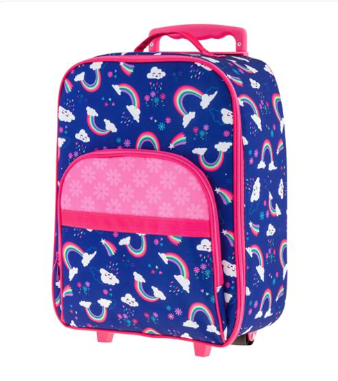 Classic Rolling Luggage All Over Print Rainbow - Monograms Plus Cullman