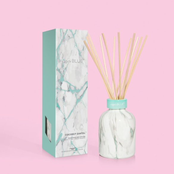 Reed Diffuser Mod Marble Coconut Santal - Monograms Plus Cullman