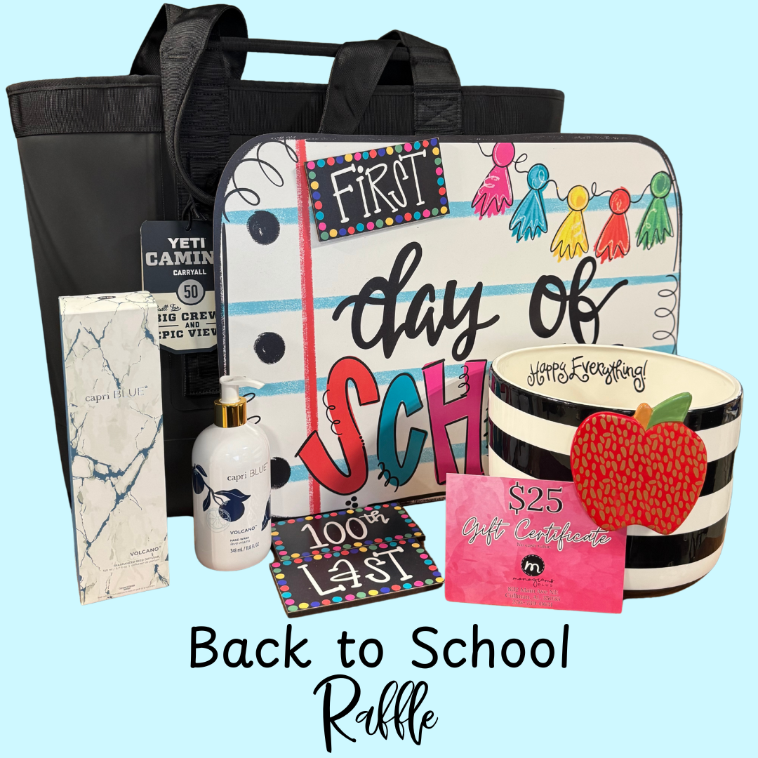 Back to School Raffle - Monograms Plus Cullman