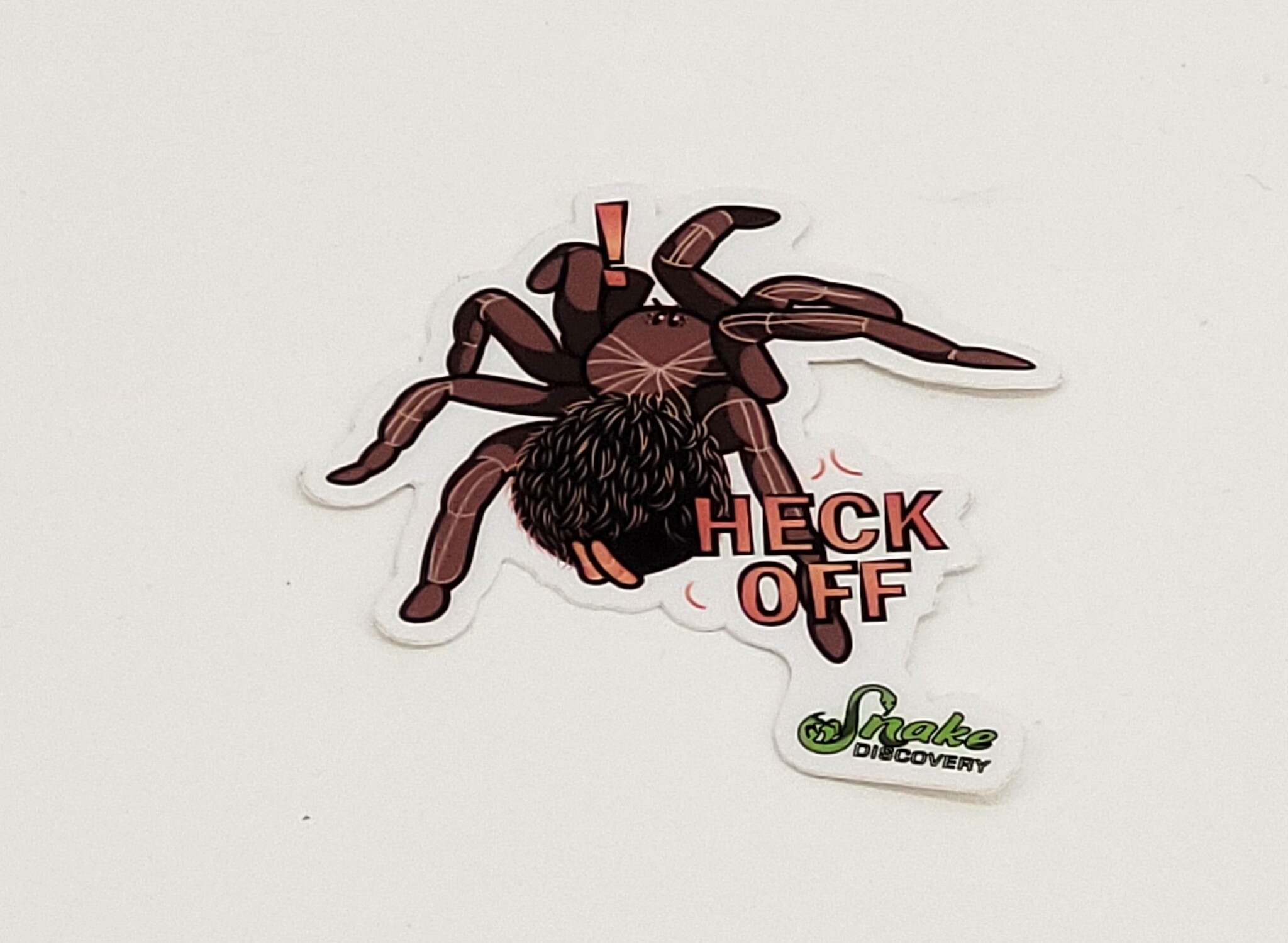 SD Sticker Tarantula Heck Off - Snake Discovery