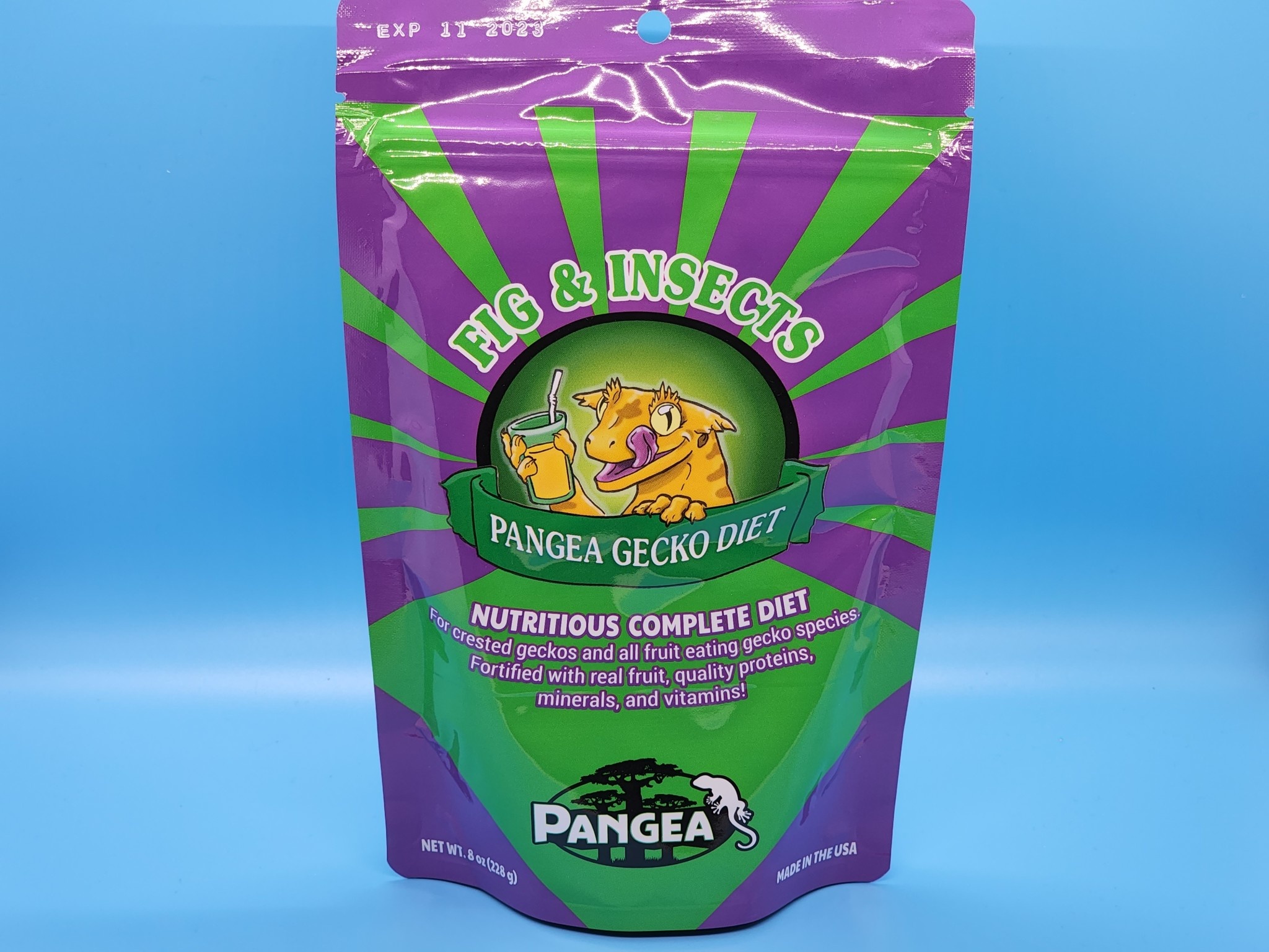 Pangea Pangea Gecko Diet Fig & Insects 8oz ( UPC 4955 ) - Snake Discovery