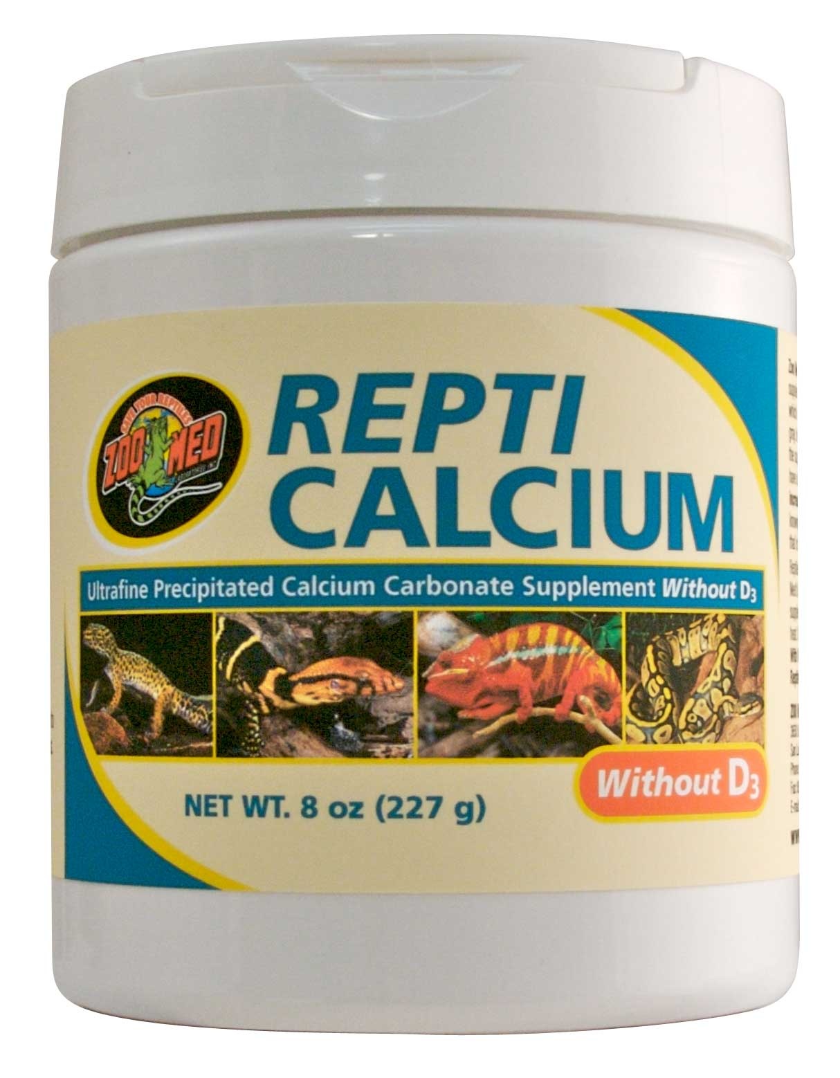 Zoo Med ZM Repti Calcium w/o D3 8oz - Snake Discovery