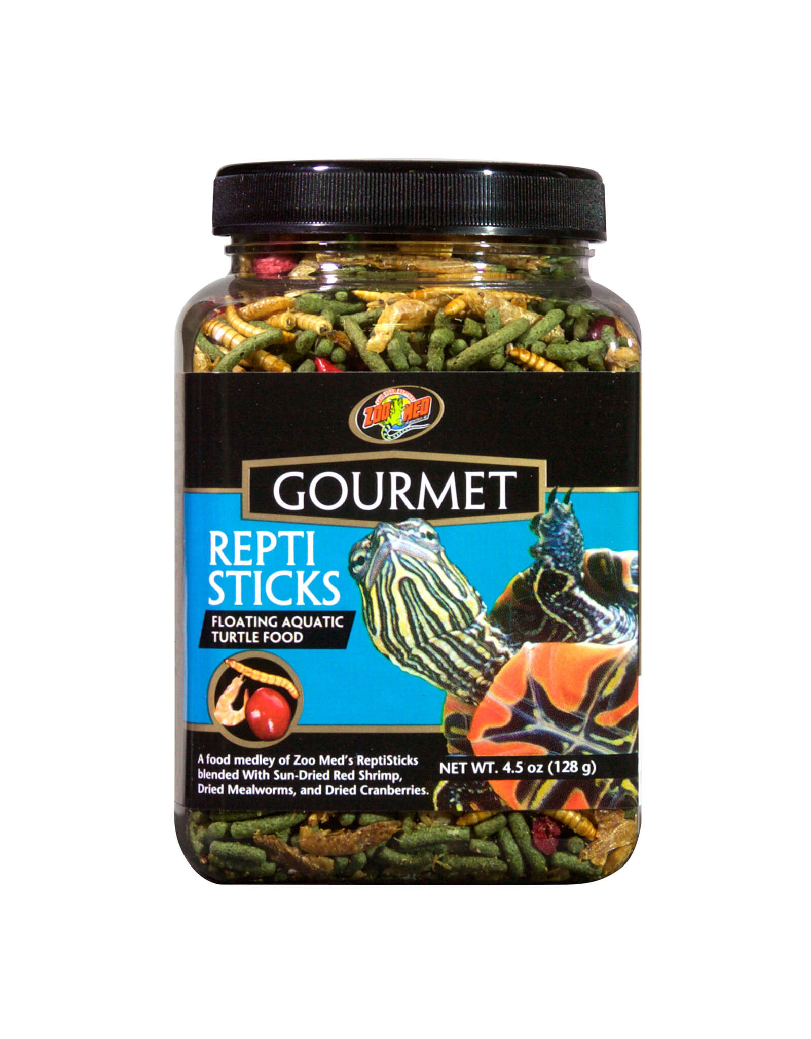 Zoo Med Gourmet Reptisticks - Floating Aquatic Turtle Food 4.5oz ...