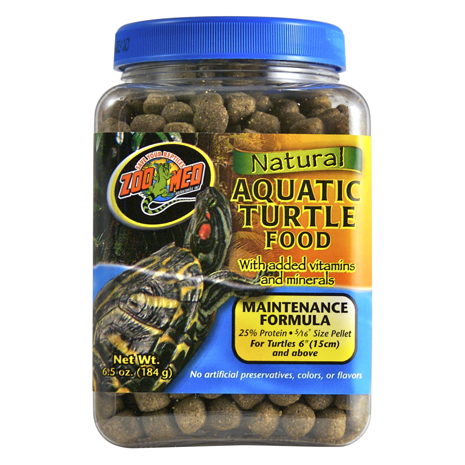 Zoo Med Natural Aquatic Turtle Food Maintenance Formula 6.5 oz ( UPC ...