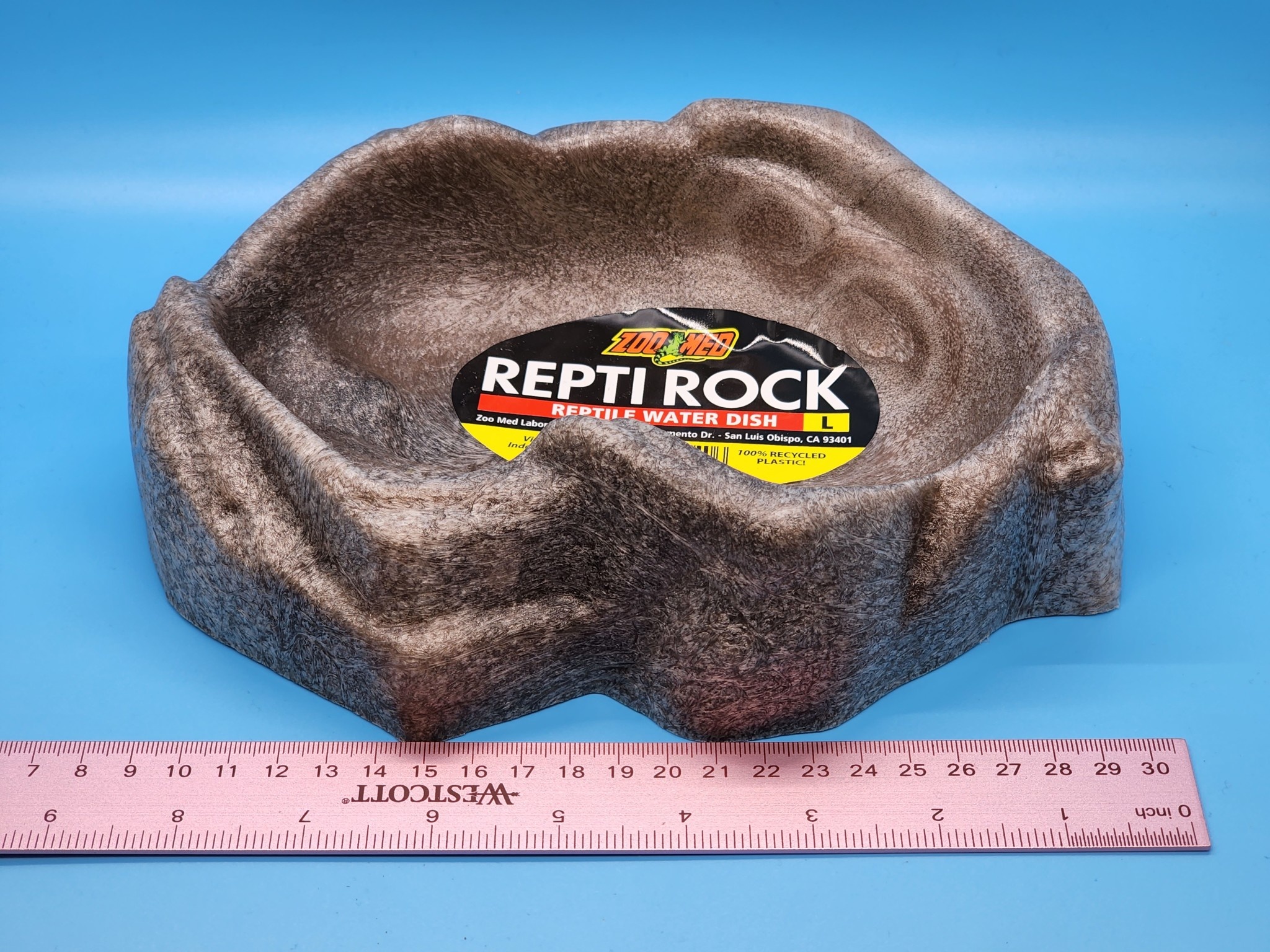 Repti Rock Water Dish Lg - Snake Discovery
