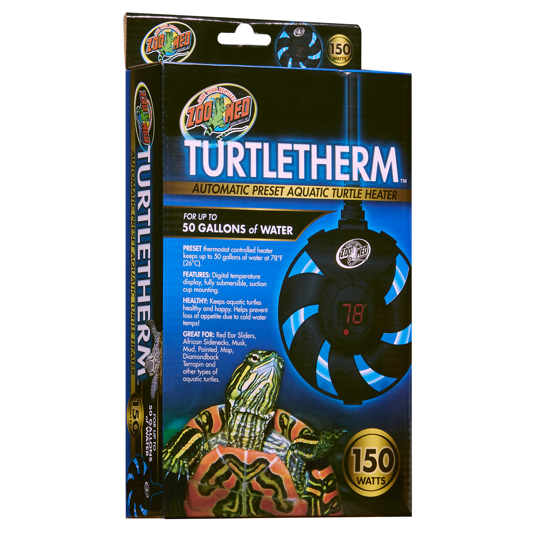 TurtleTherm Aquatic Turtle Heater 150 watt - Snake Discovery