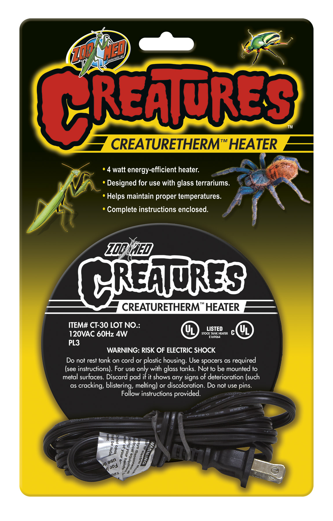 CreatureTherm Heater 4 Watt - Snake Discovery