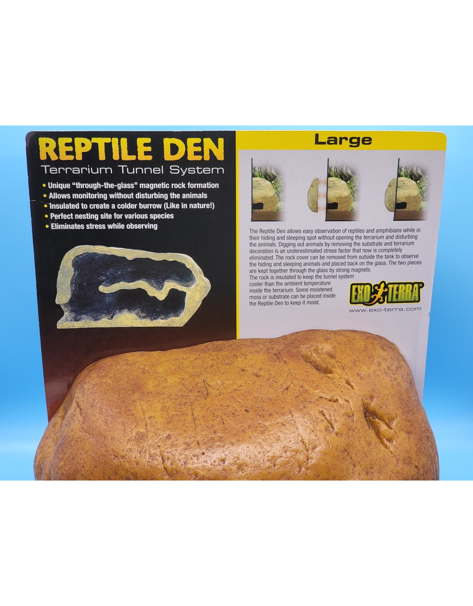 Exo Terra Reptile Den Large ( UPC 8633 ) - Snake Discovery