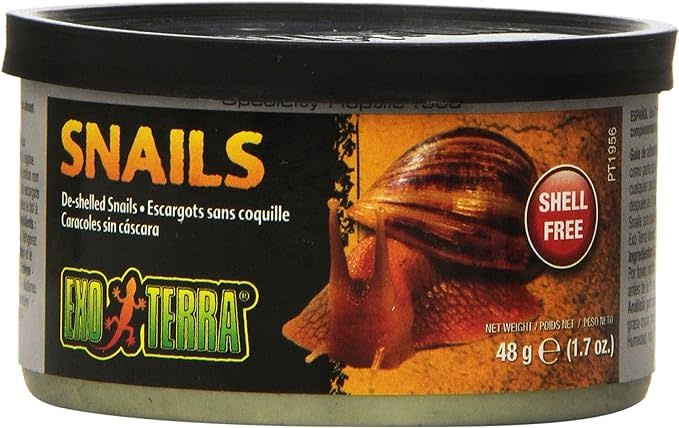 Exo Terra Snails 1.7oz ( UPC 9563 ) - Snake Discovery