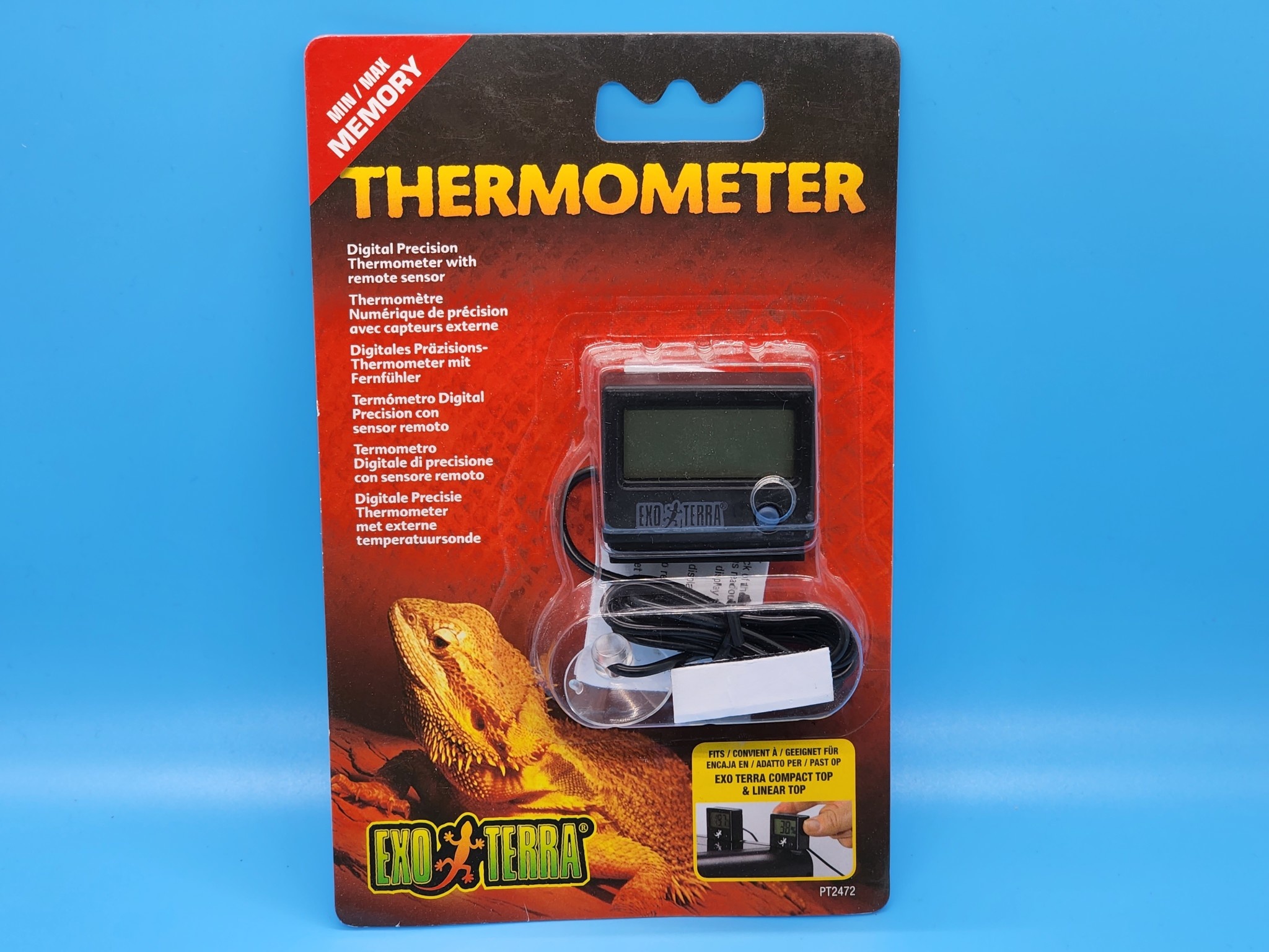 Exo Terra Thermometer w/ Probe - Snake Discovery