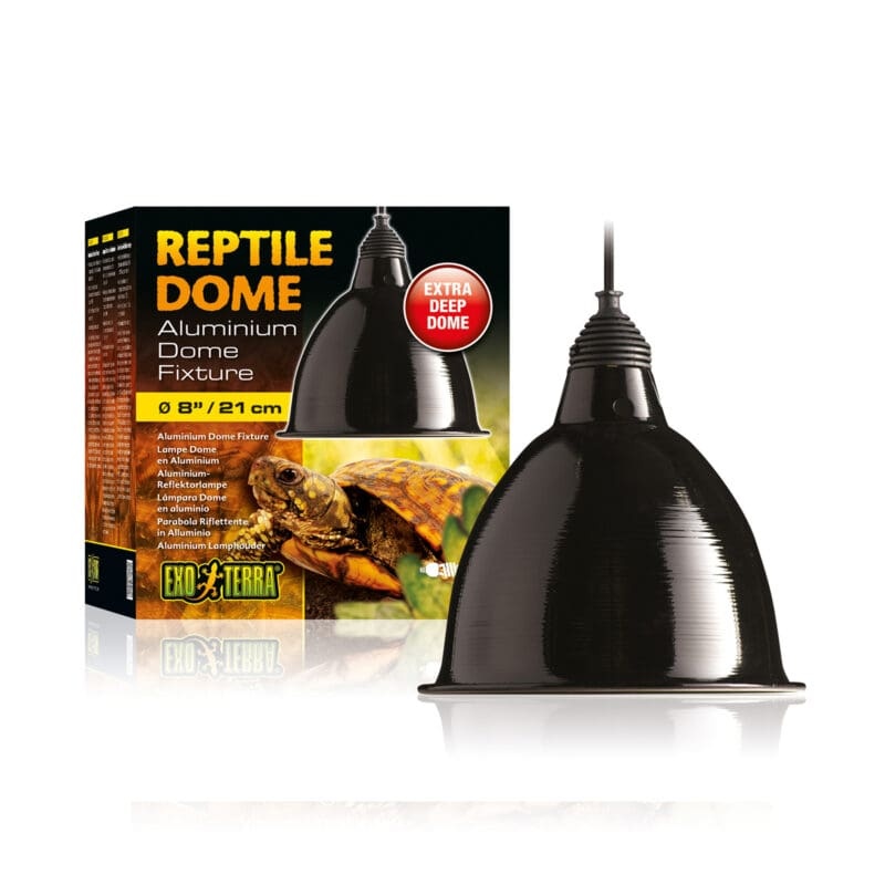 Exo Terra Reptile Dome Fixture 8 in - Snake Discovery