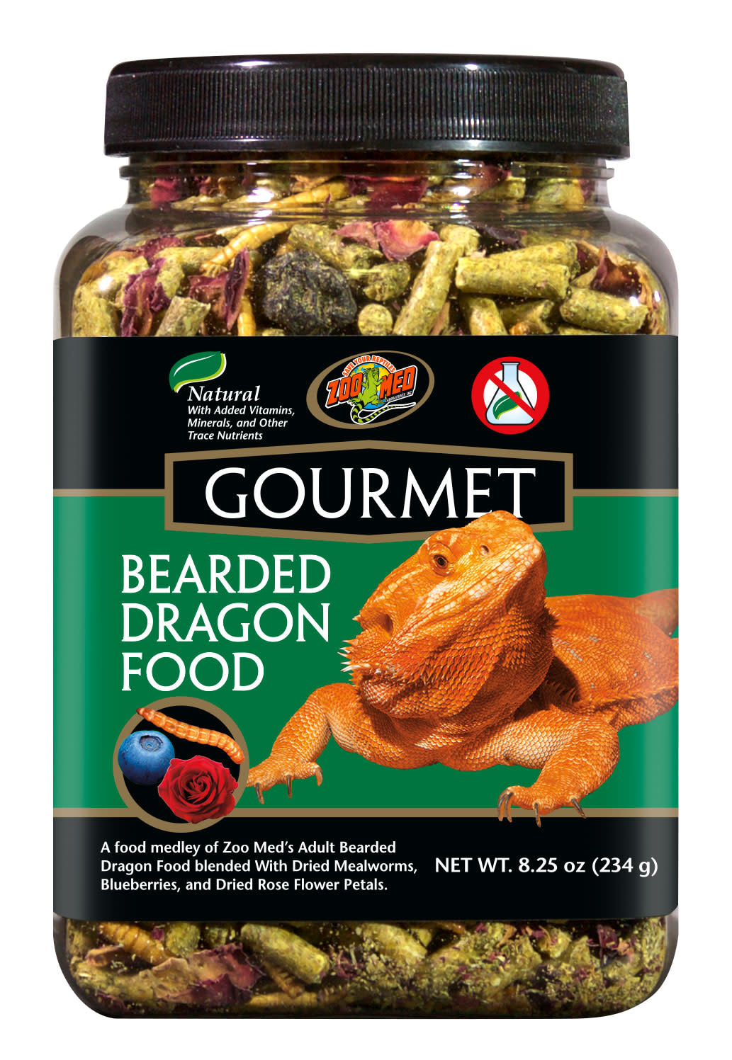 Zoo Med Gourmet Bearded Dragon Food 8.25oz ( UPC 1035 ) - Snake Discovery