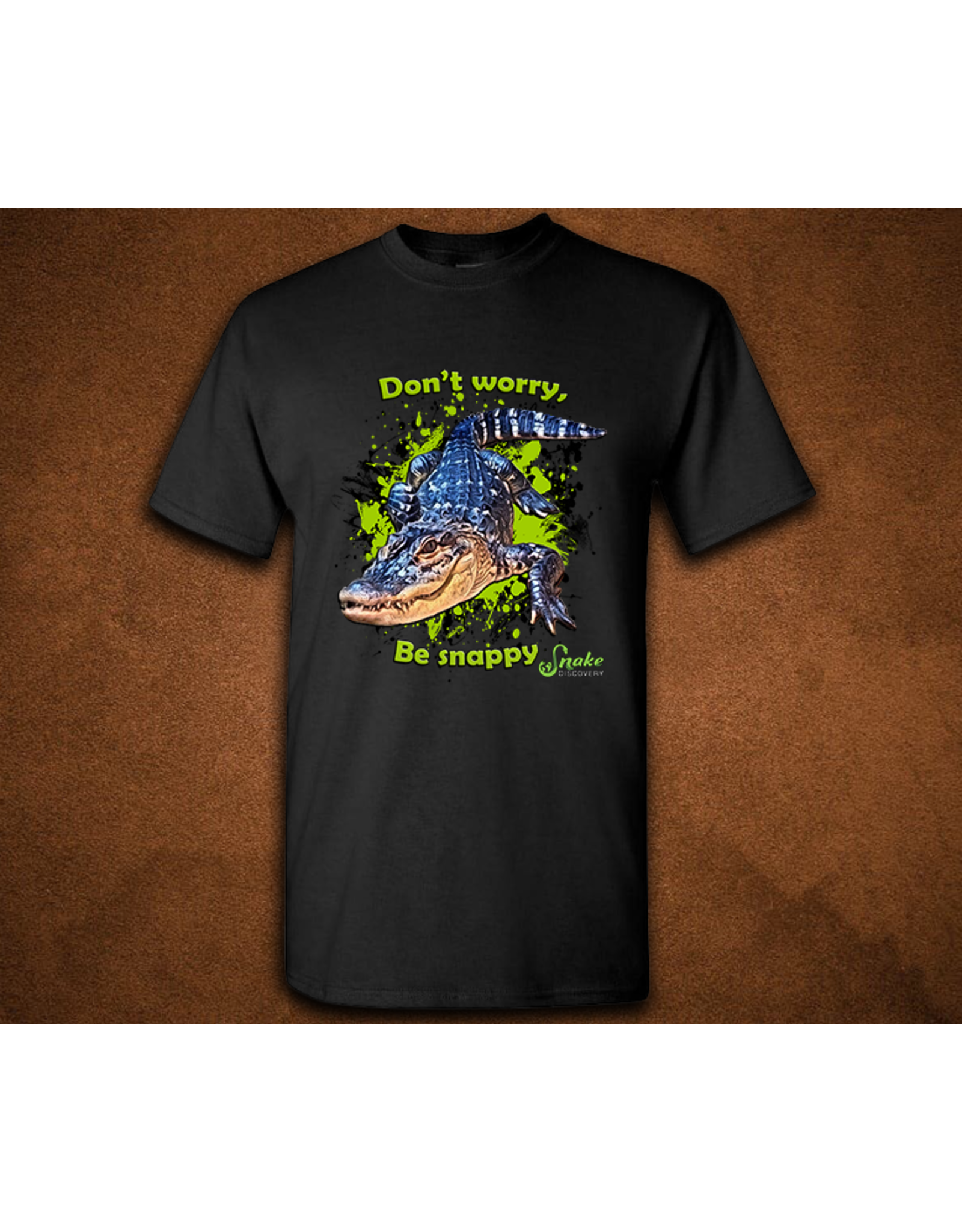 SD Don't Worry, Be Snappy T-shirts - Snake Discovery
