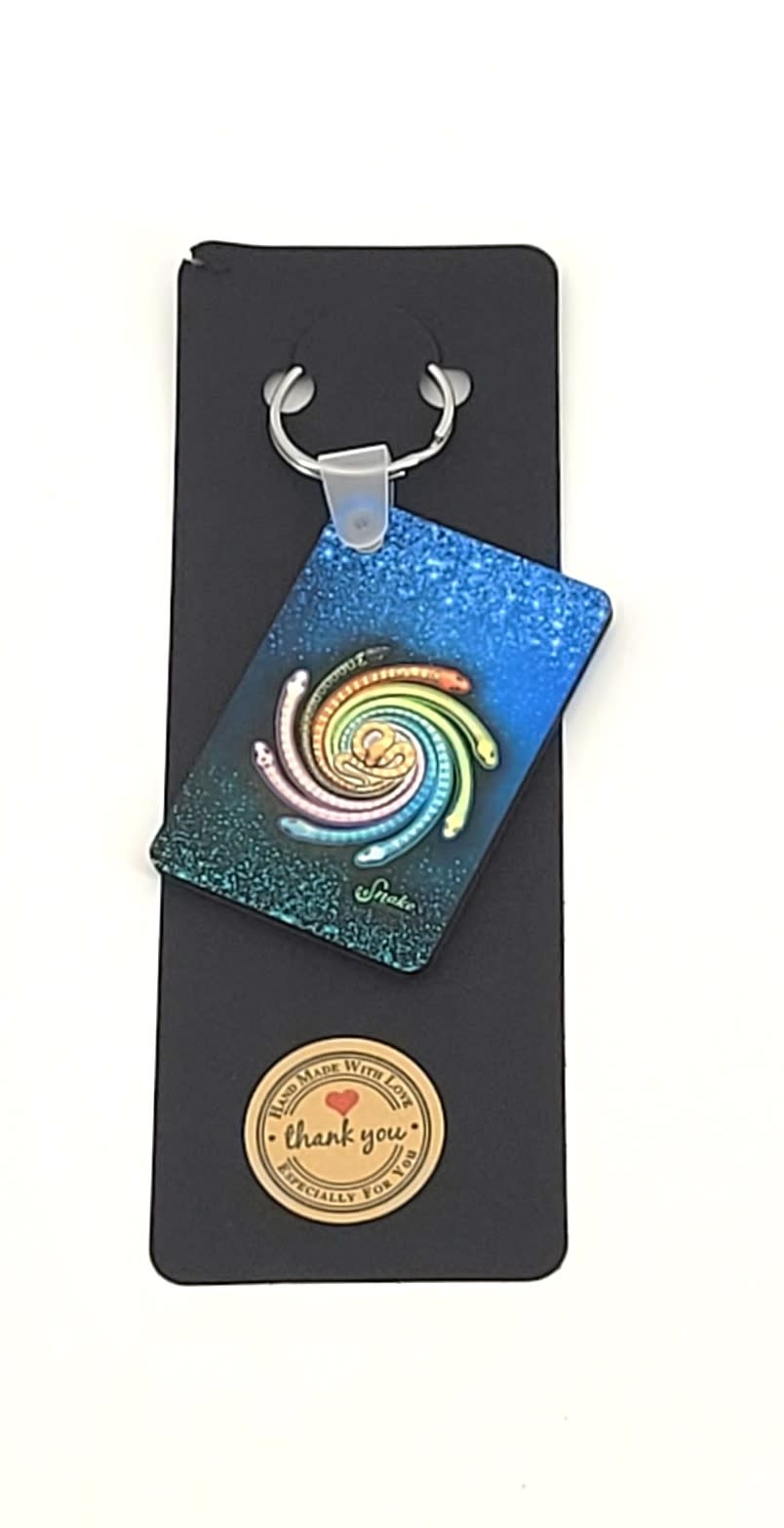 SD Rectangle Keychain Eevee - Snake Discovery