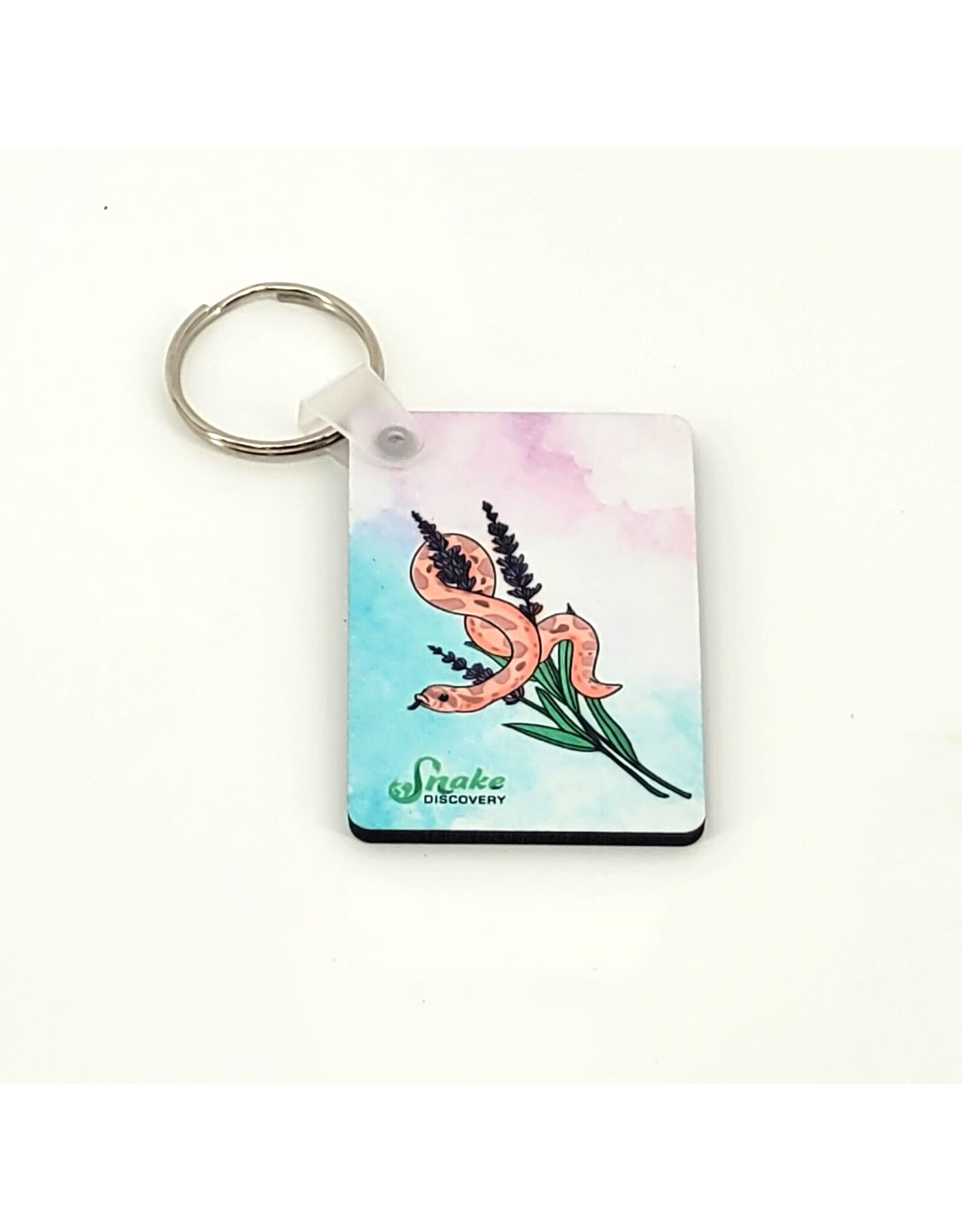 SD Rectangle Keychain Lavender - Snake Discovery