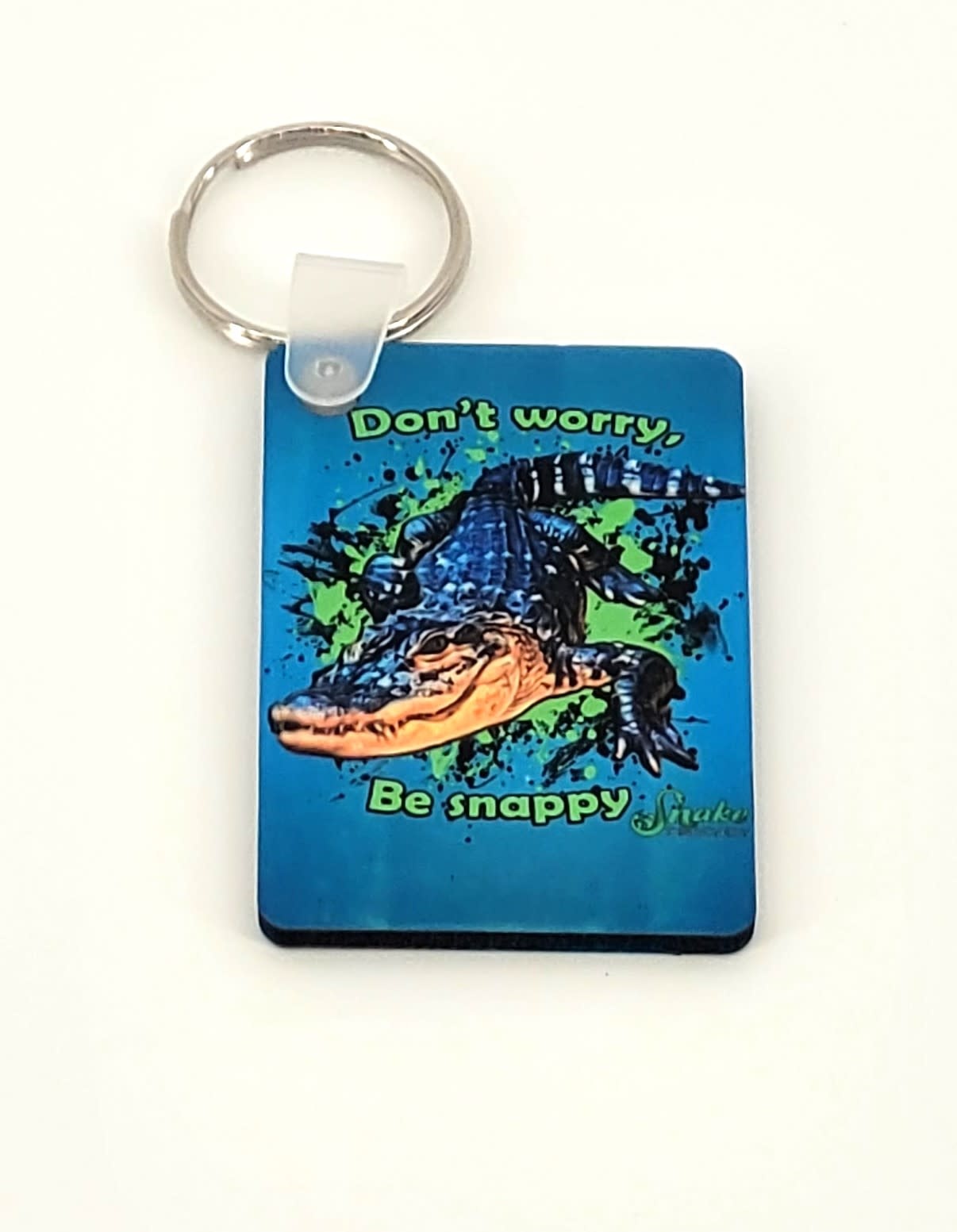 SD Rectangle Keychain Rex - Snake Discovery