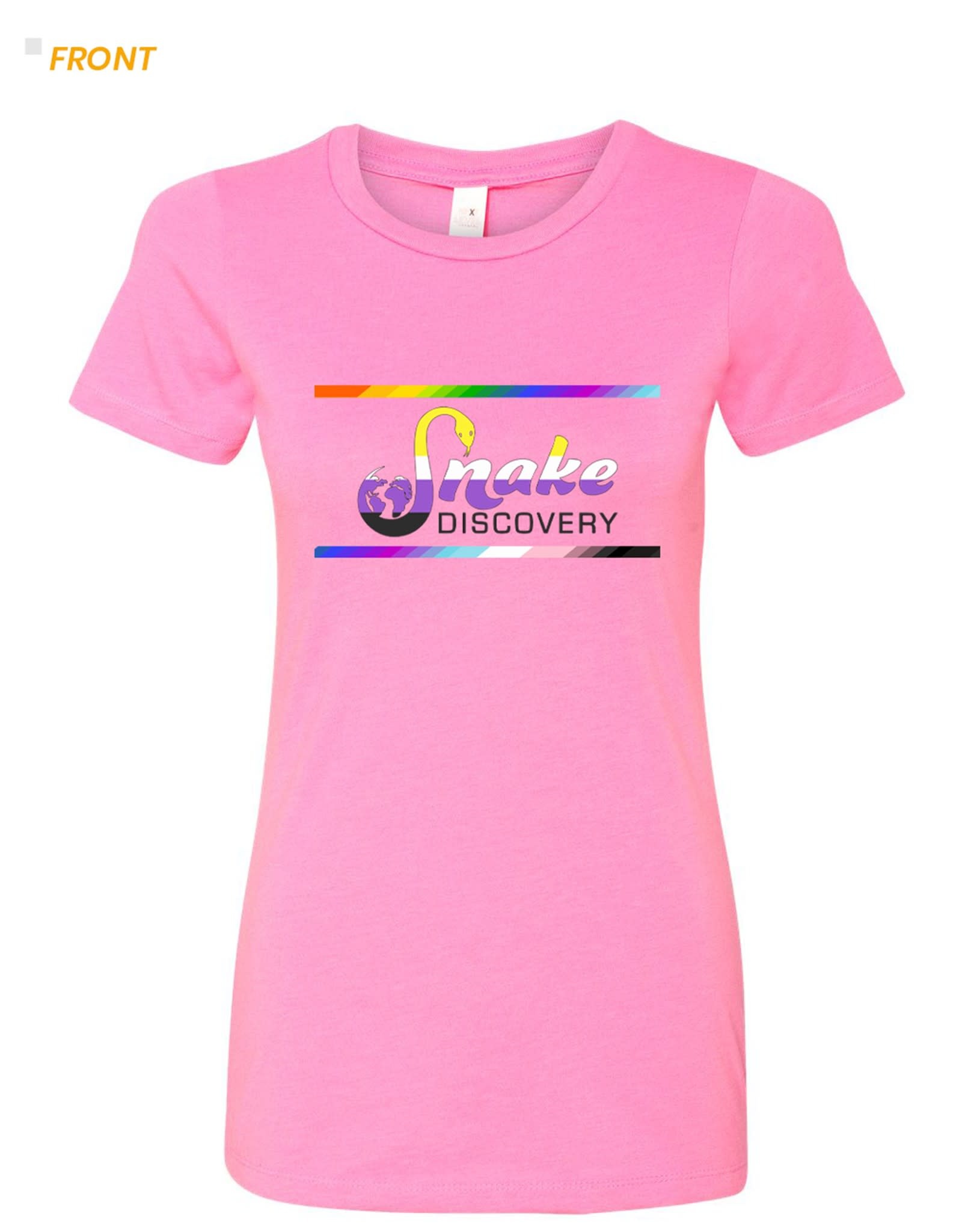 SD Pride T-Shirt Nonbinary - Snake Discovery