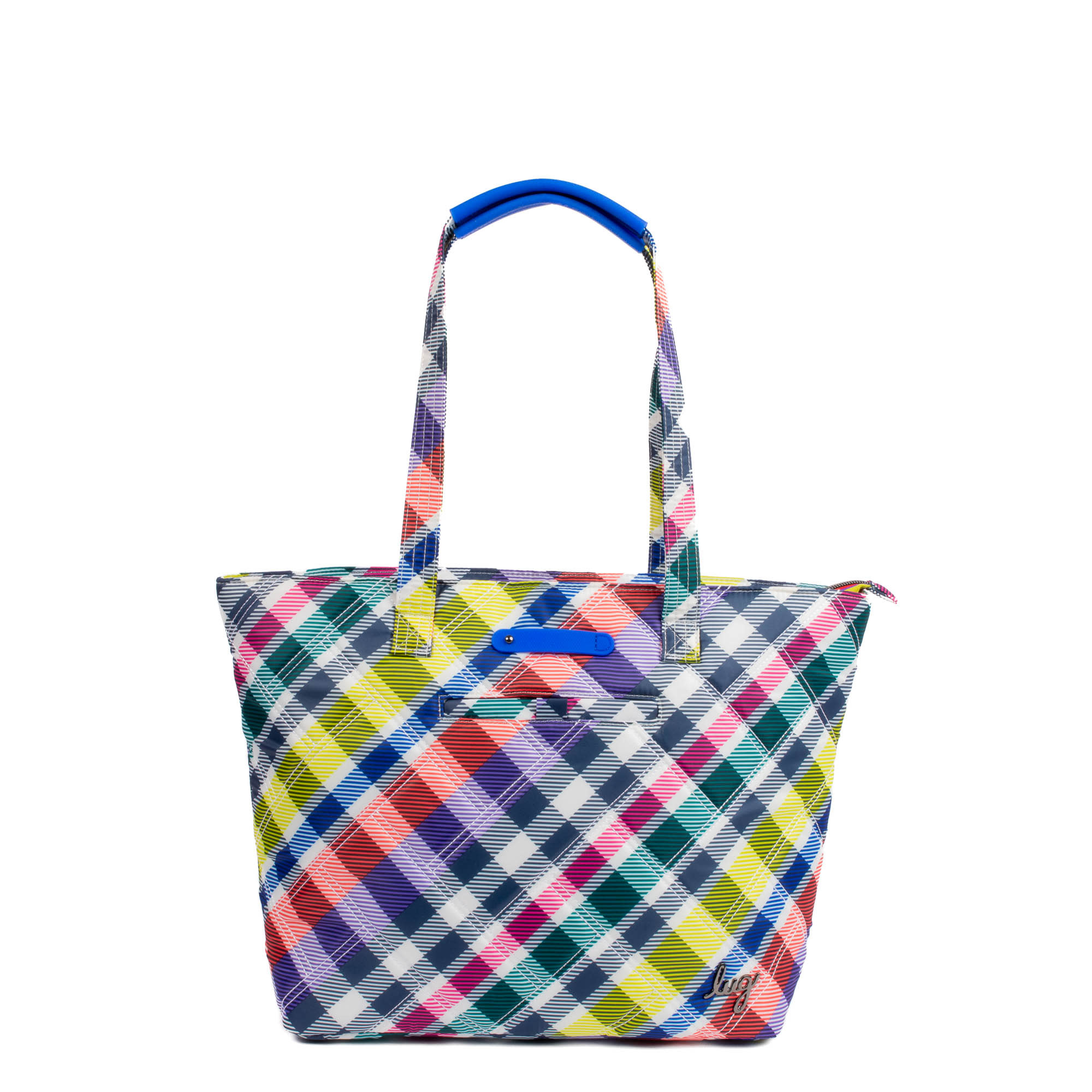 Lug Skyliner 2 Tote Bag- Playful Plaid - Just Bags Luggage Center